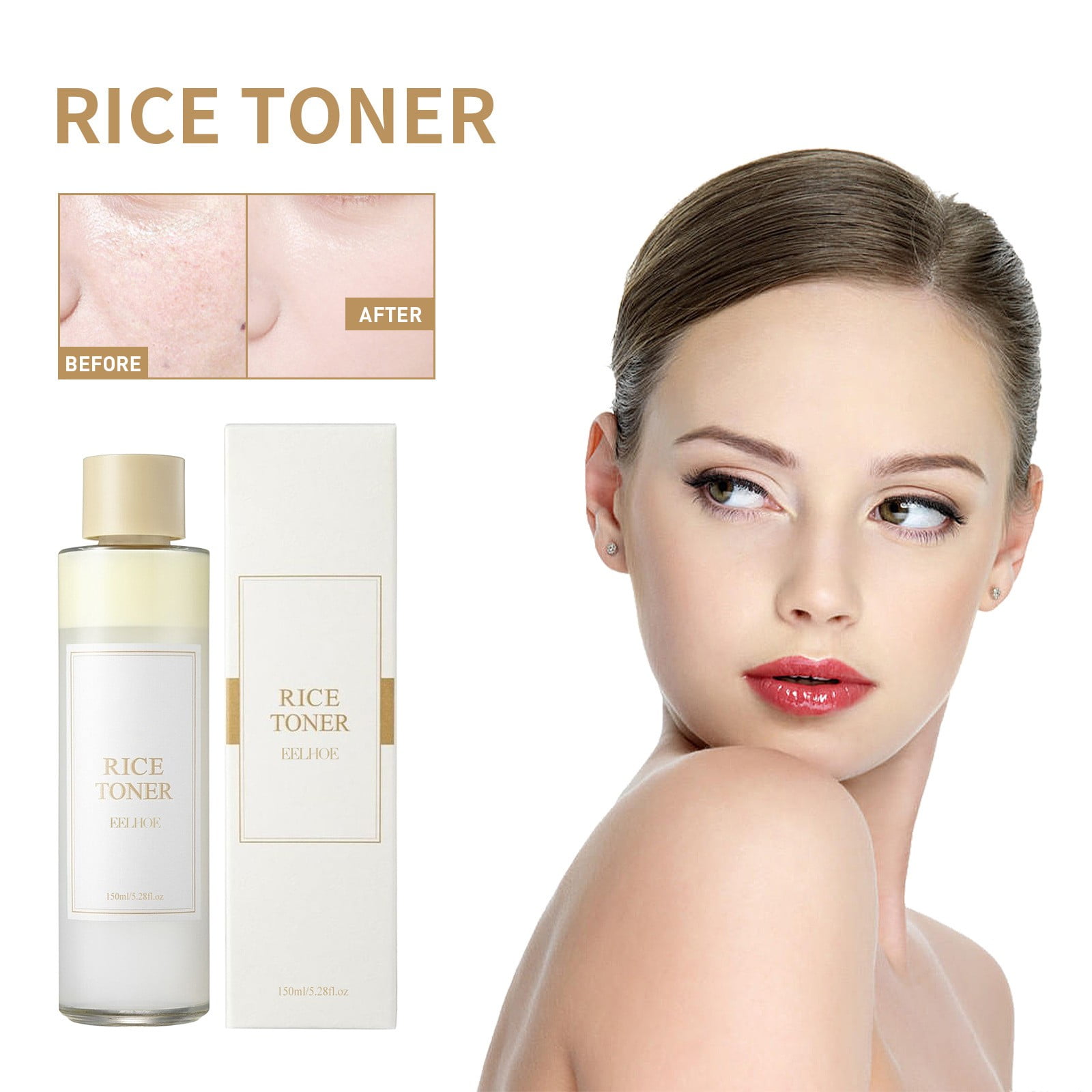 Rice Toner, 5.07 fl oz, 77.78% Rice Extract, Glow Essence with ...