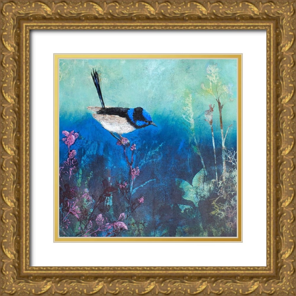 Rice, Trudy 15x15 Gold Ornate Wood Framed with Double Matting Museum ...