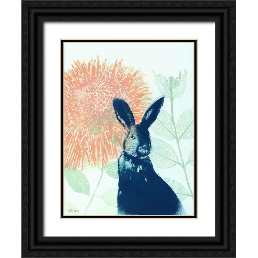 Rice, Trudy 15x18 Black Ornate Wood Framed with Double Matting Museum ...