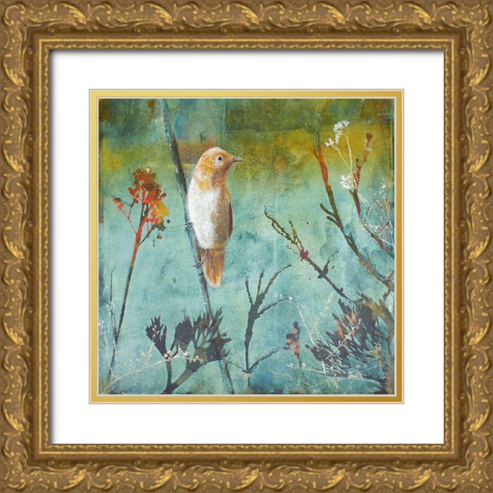 Rice, Trudy 26x26 Gold Ornate Wood Framed with Double Matting Museum ...
