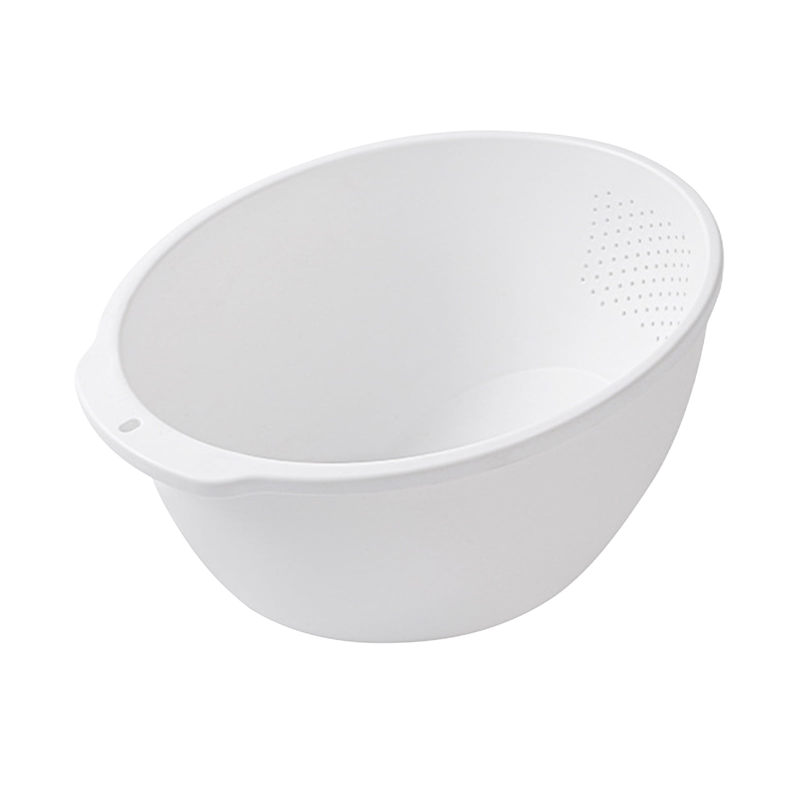 Rice Washer Strainer Bowl, Colander Bowl With Side Drainers ...
