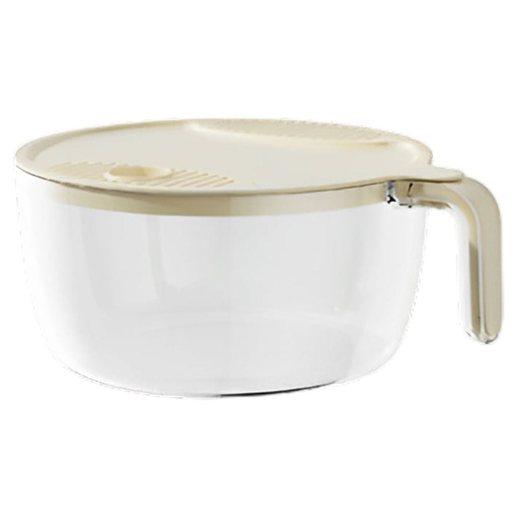 Rice Washer Strainer Bowl with Handle, Rice Washing Bowl and Strainer ...