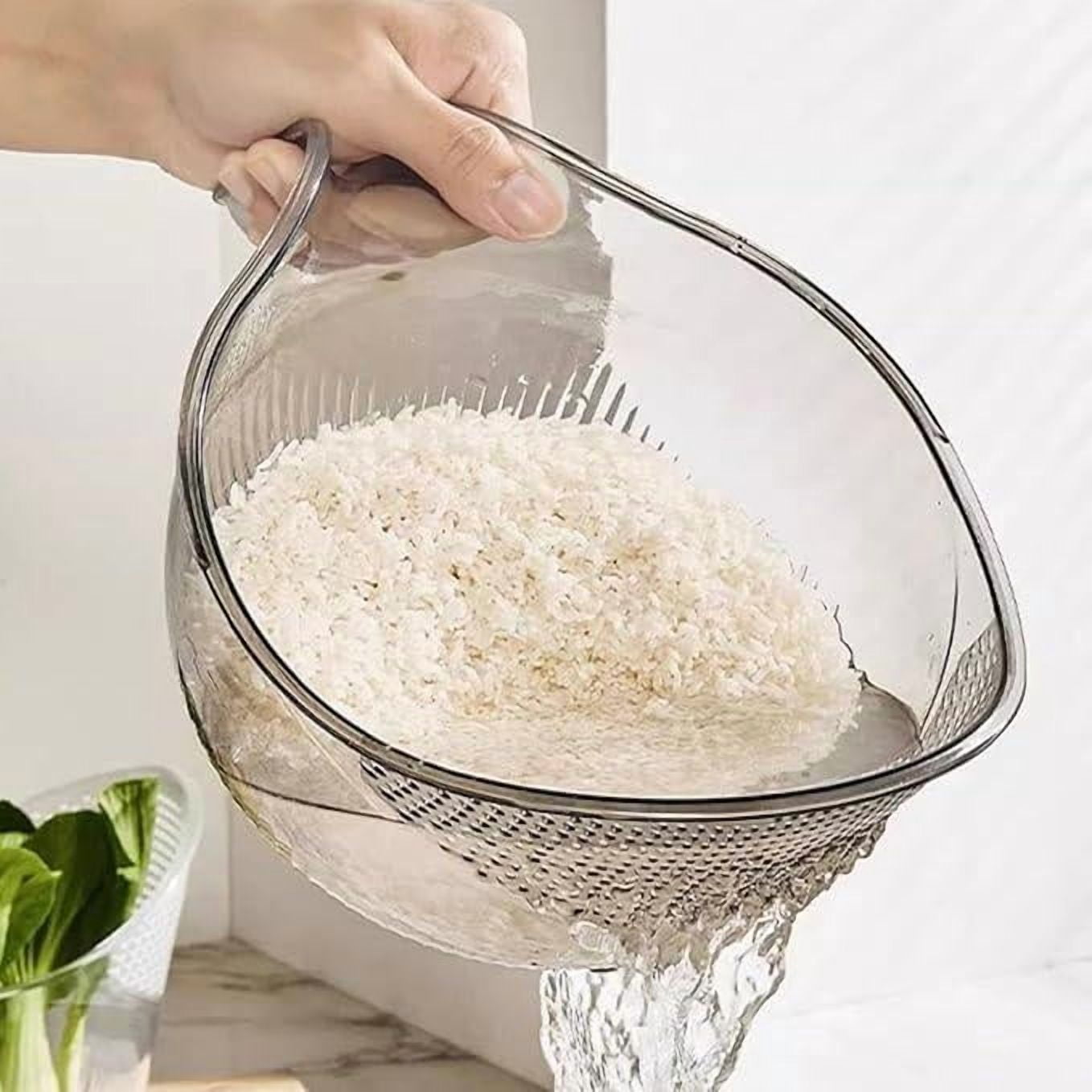 Rice Washer Strainer Bowl,Rice Beans Peas Washing Filter Strainer ...