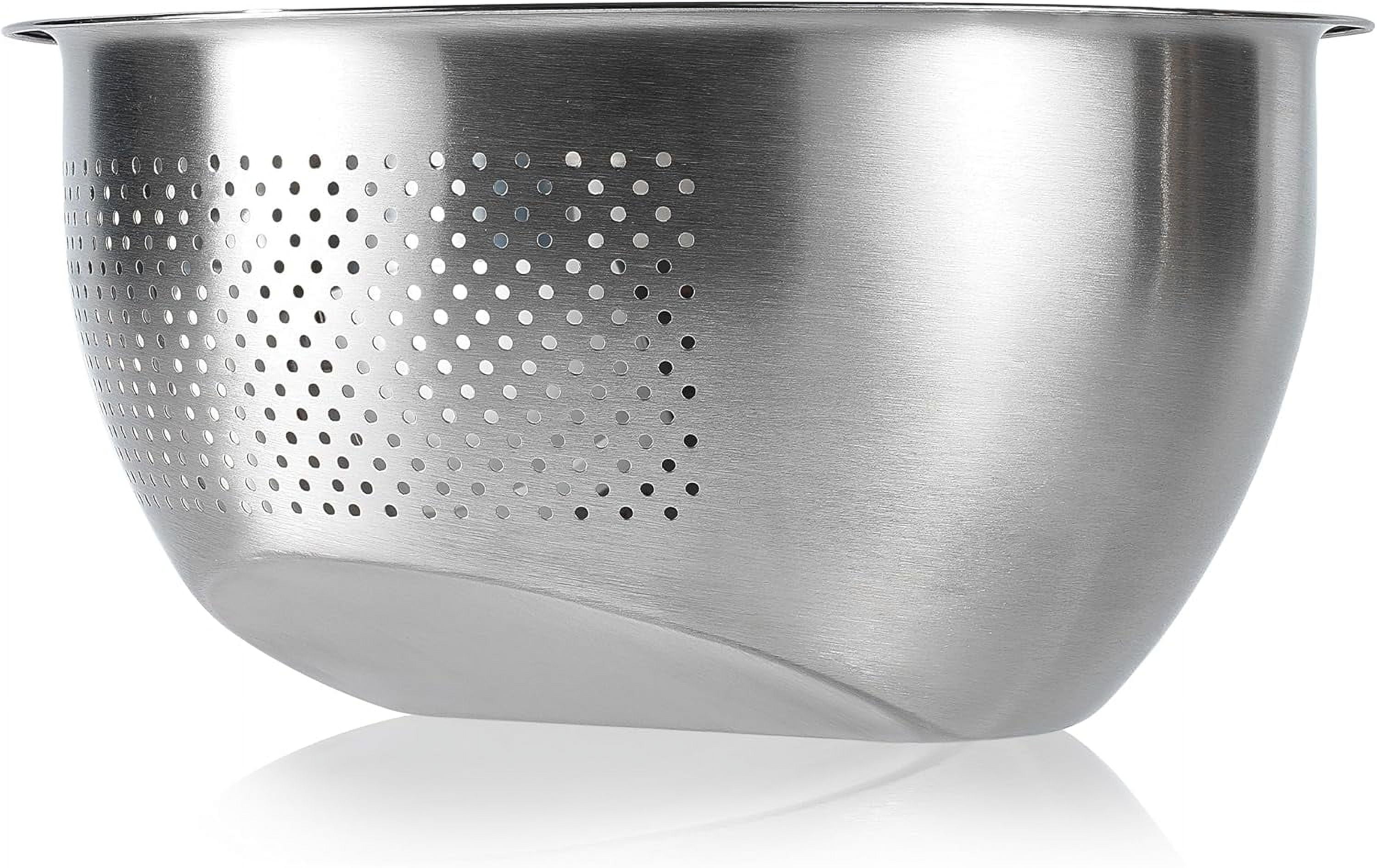 Rice Washer Strainer Bowl, Stainless Steel Quinoa Washing Bowl With ...