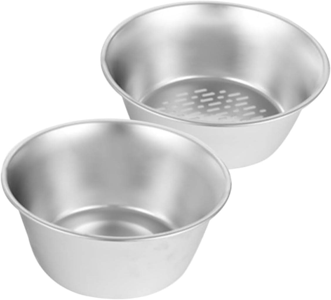 Rice Washing Basket Multifunctional Stainless Steel Basin Vegetable ...