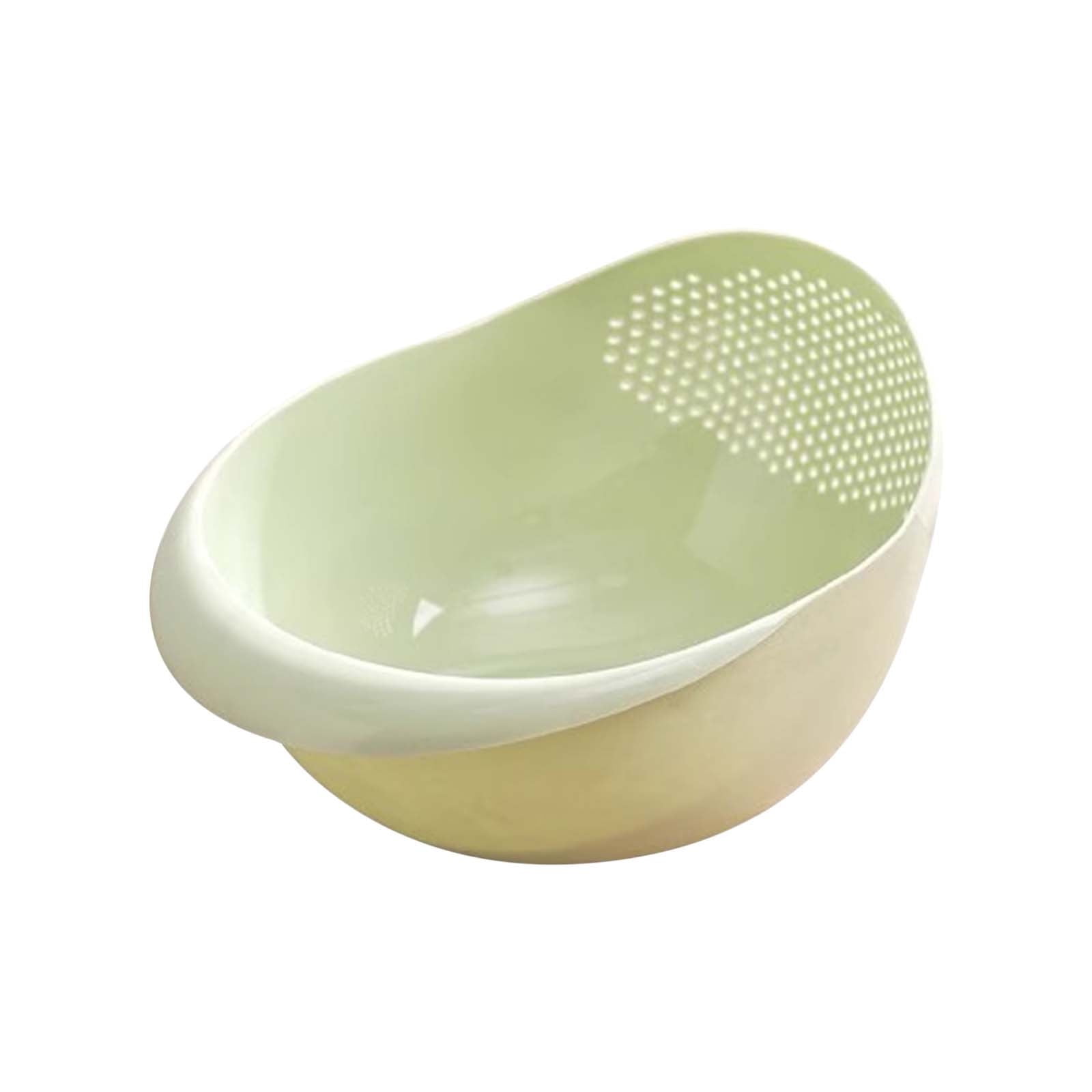 Rice Washing Basket, Plastic Sieve, Dense Holes Drain, Easy Clean ...