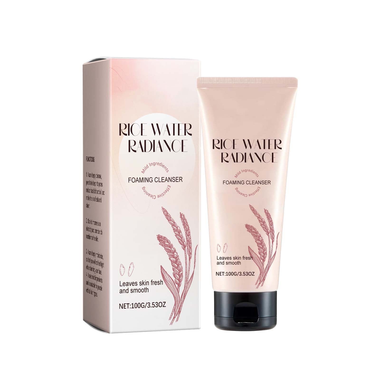 Rice Water Facial Cleanser 100g Gently Exfoliates Impurities,Softens ...