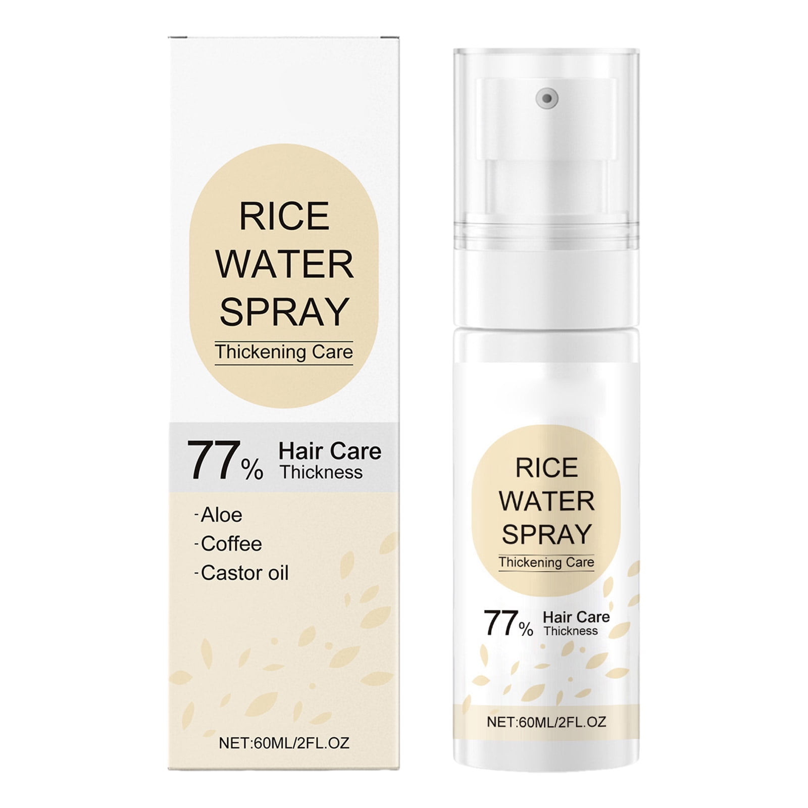 Rice Water for Hair Growth Oil, Biotin, Caffeine, Keratin Vegan Non ...