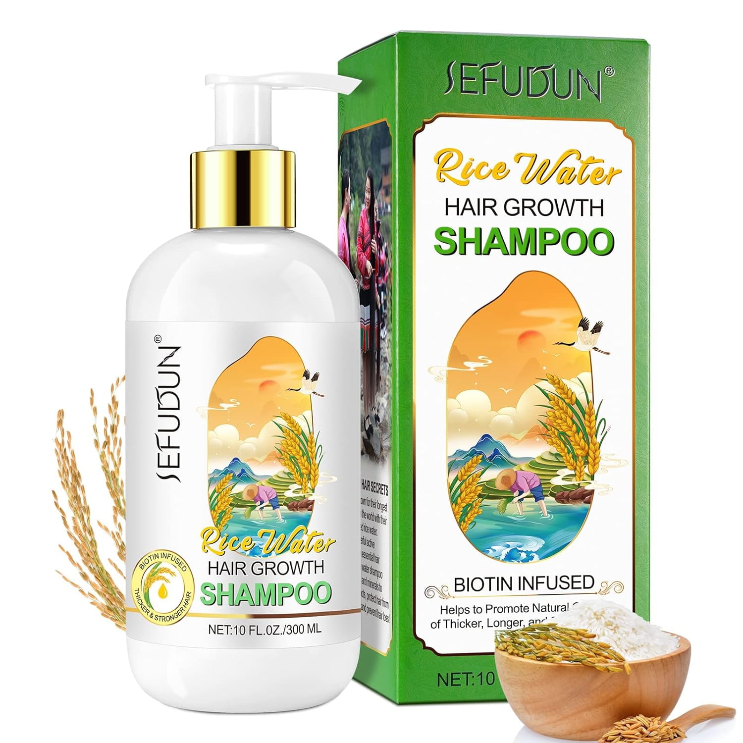 Rice Water Hair Growth Shampoo, Rice Water for Hair Growth ...