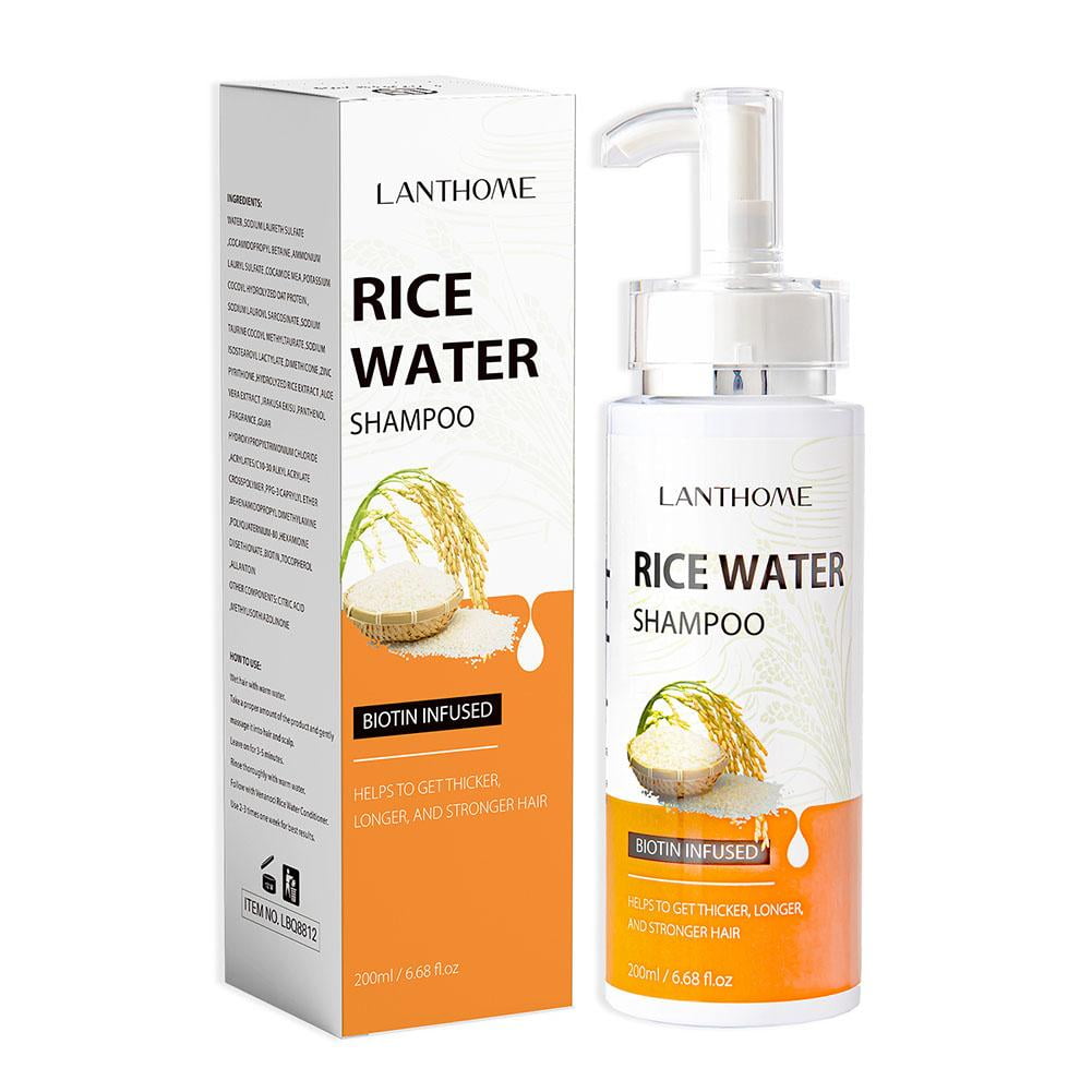 Rice Water Shampoo - 200ml, Anti-Dandruff, Natural Ingredients ...