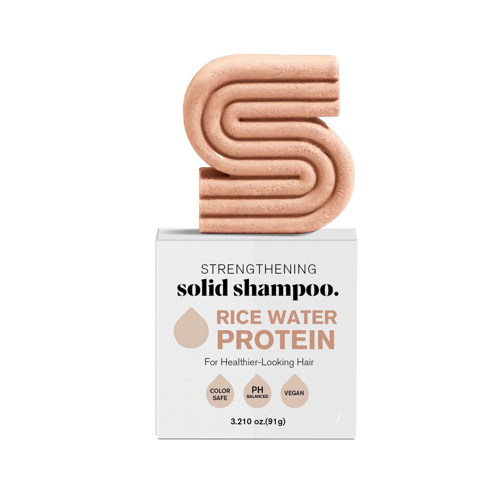 Rice Water Shampoo Bar | Vegan & All Natural | Made in US | Rice ...