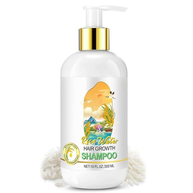Rice Water Shampoo for Hair Growth, Fermented Rice Water Shampoo for ...