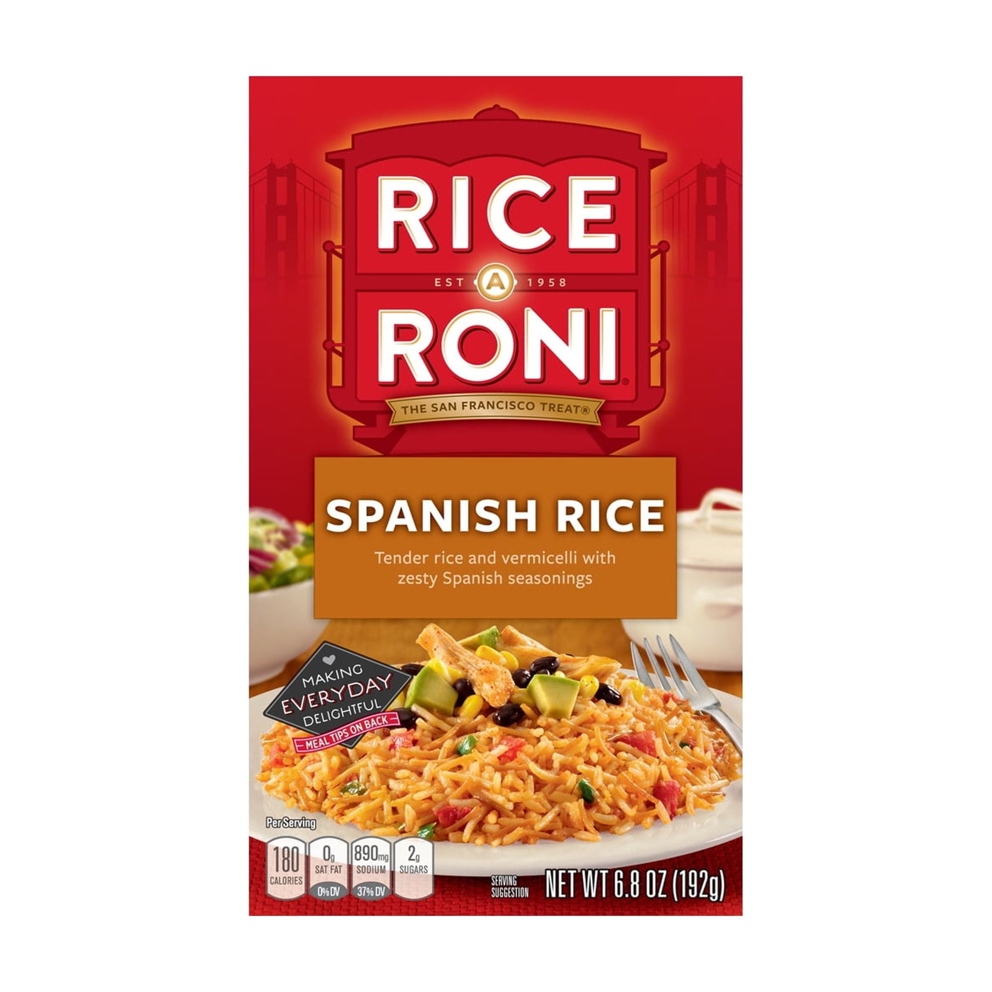 Rice-A-Roni Spanish Rice Mix 6.8 oz (Pack of 48) - Walmart.com
