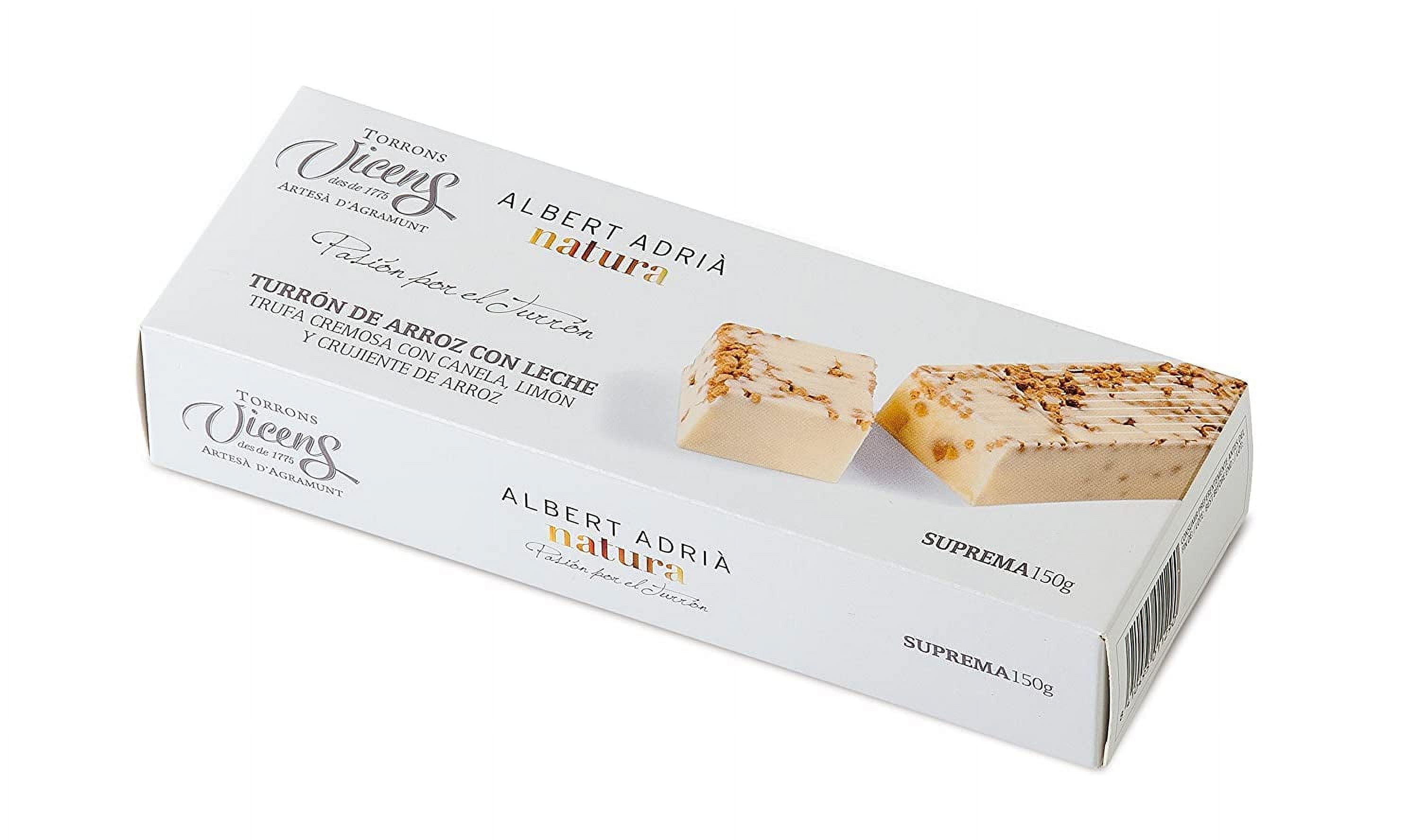 Rice pudding Nougat //Turrón de Arroz con Leche - Albert Adrià Line by ...