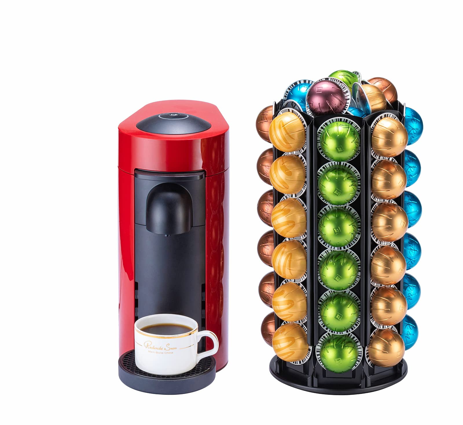 Rice rat for Nespresso Pods Holder With Central Additional Pods Storage ...