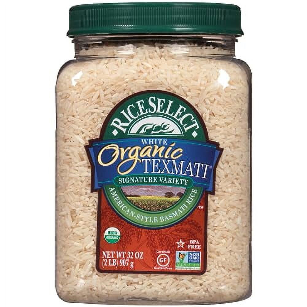 RiceSelect Organic Texmati White Rice, 32 Ounce (1 Count) - Walmart.com