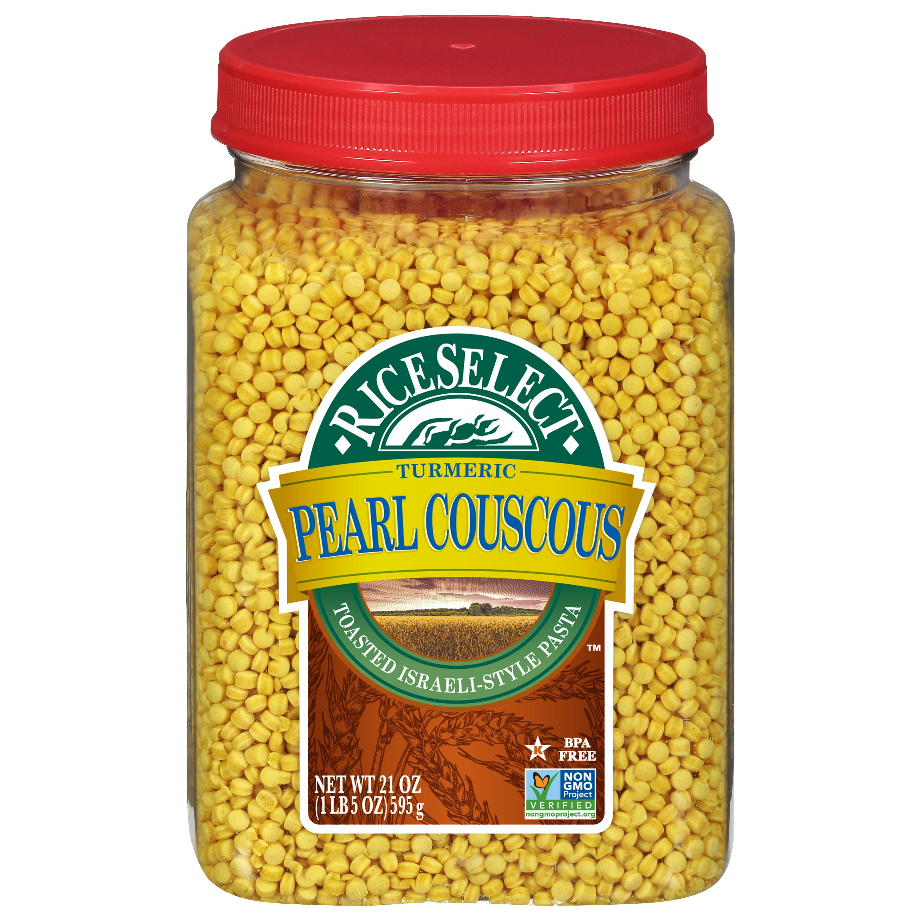 RiceSelect Pearl Couscous Turmeric 21 oz (Pack Of 4) - Walmart.com