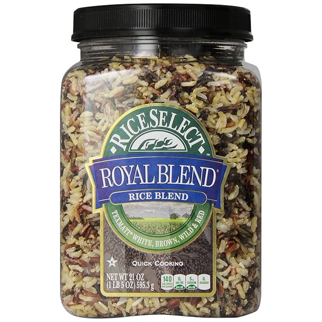 RiceSelect Royal Blend, Texmati White, Brown, Wild, & Red Rice, 21 oz ...