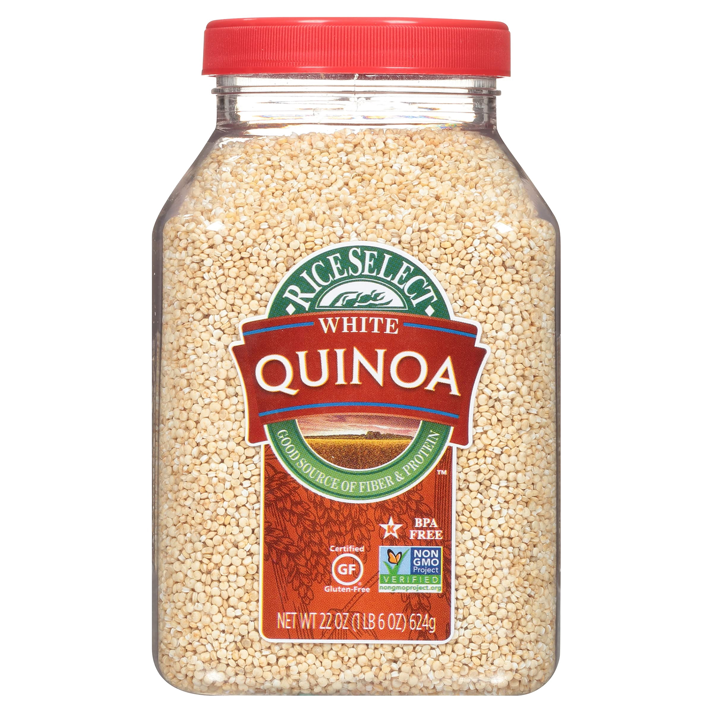 RiceSelect White Quinoa, Premium Gluten-Free Seed, Star-K Kosher, and ...