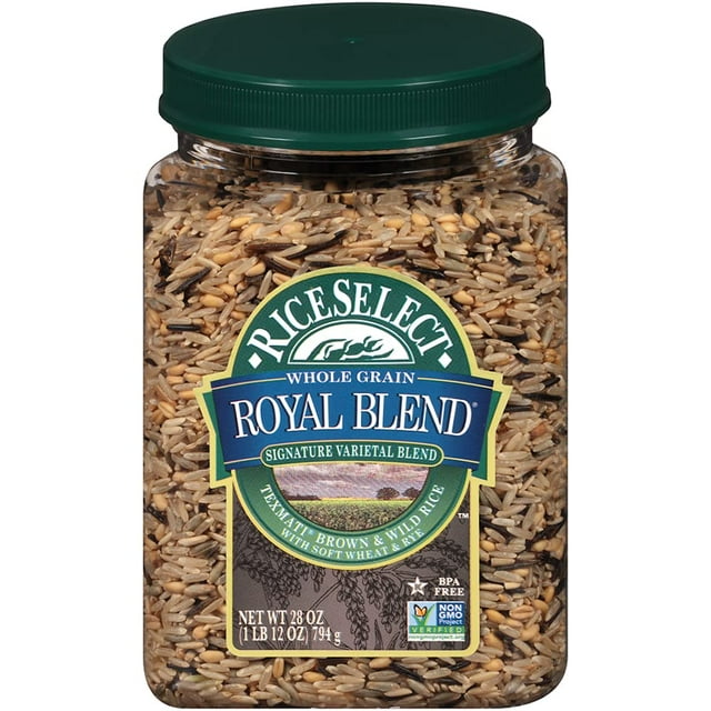 RiceSelect Healthy Whole Grain Royal Blend with Wild & Brown Rice, 28 ...