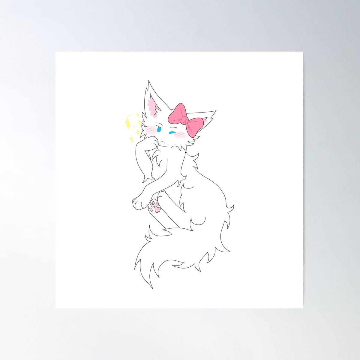 Ricecake Diva Poster Wall Art, Modern Wall Decor For Living Room ...