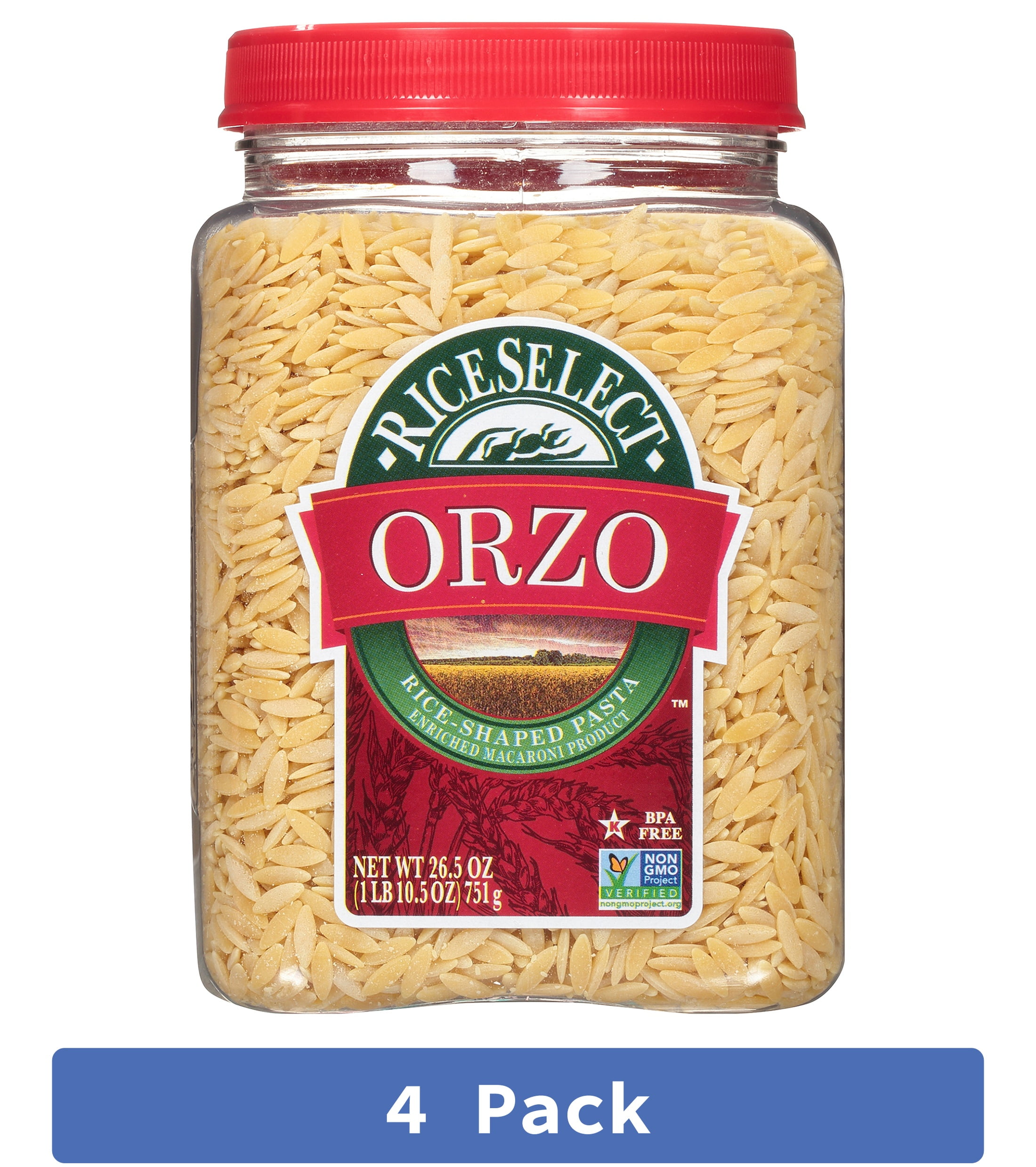 Riceselect Traditional Orzo 26.5 oz (Pack Of 4) - Walmart.com