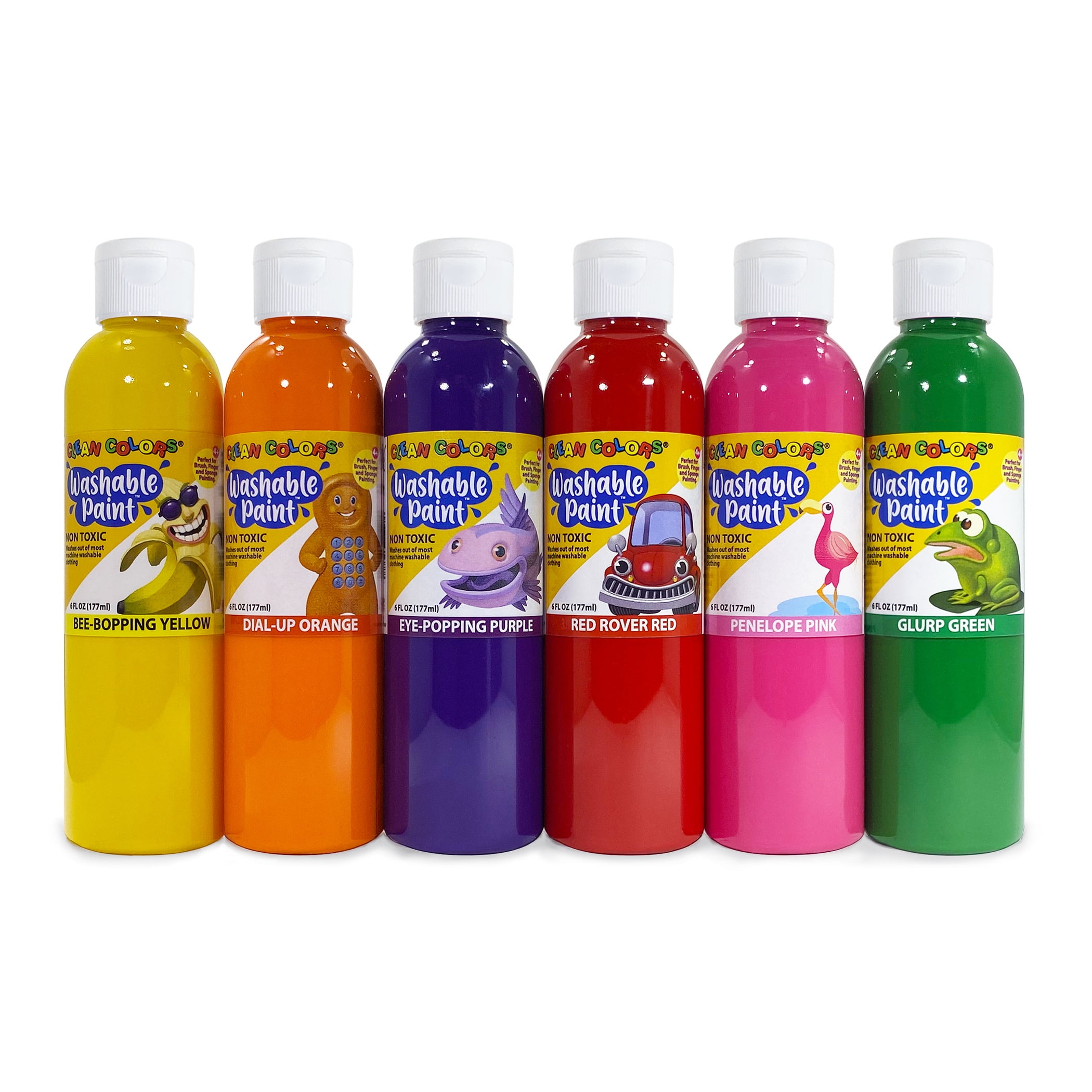 Rich Art Kids' Safe Assorted Watercolor Set, 6 Bottles, Washable ...
