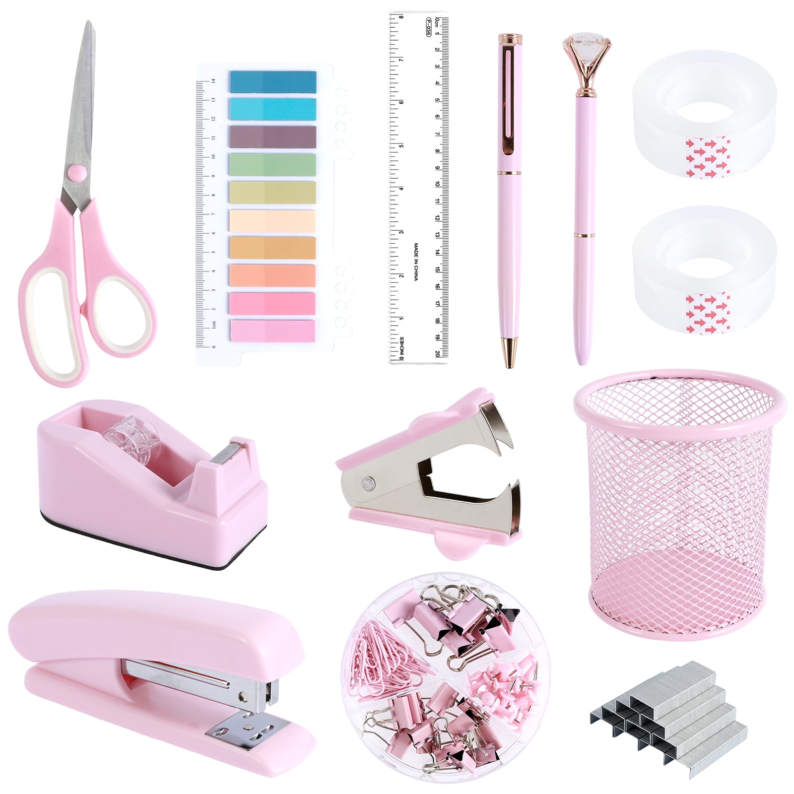 Rich-Content Desk Office Accessories Versatile Desk Supplies Portable ...