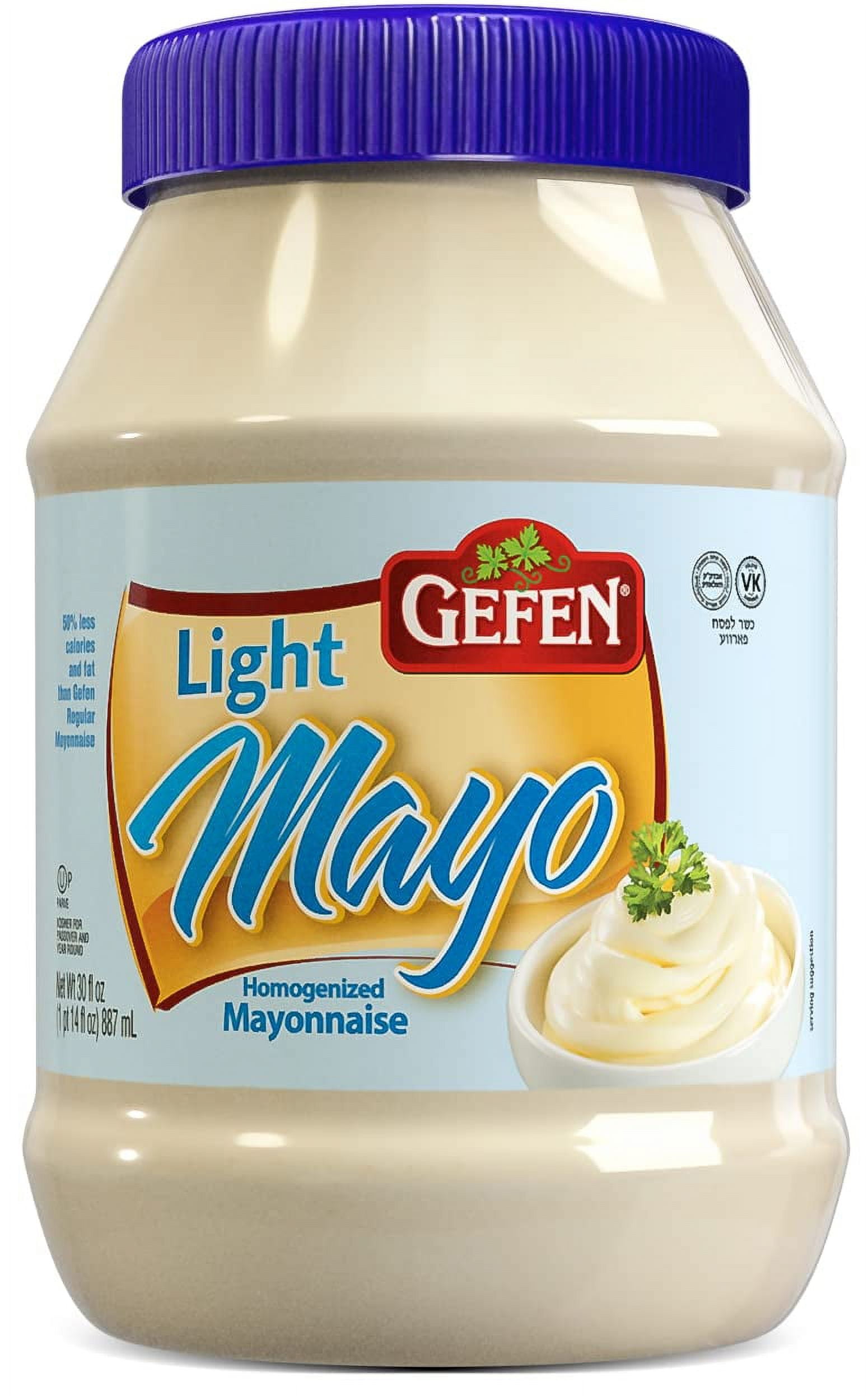 Rich & Creamy Light Mayonnaise, 30oz | No Corn Syrup | Soy | Great ...