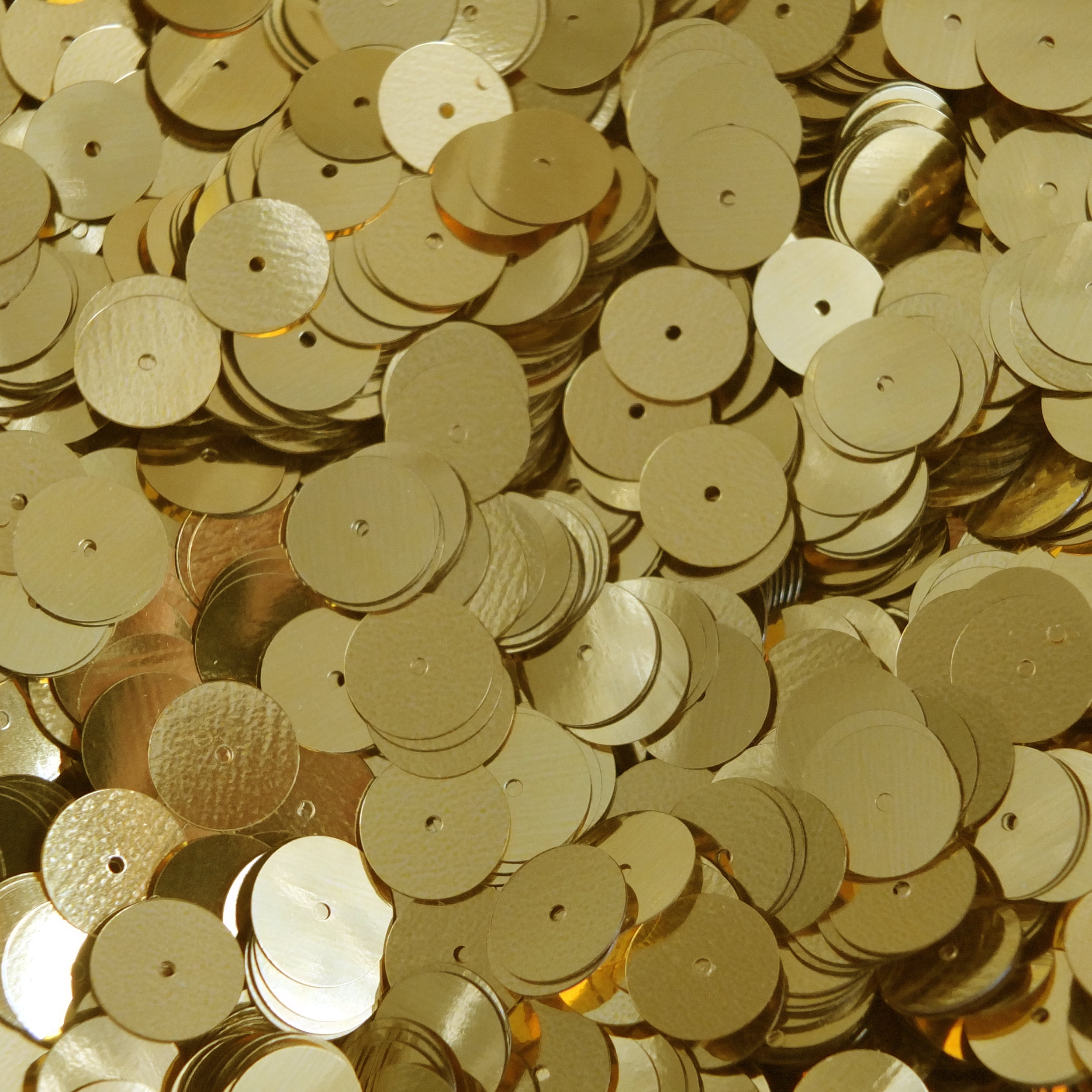 Rich Egyptian Gold Sequins 10mm Shiny Metallic Made in USA - Walmart.com