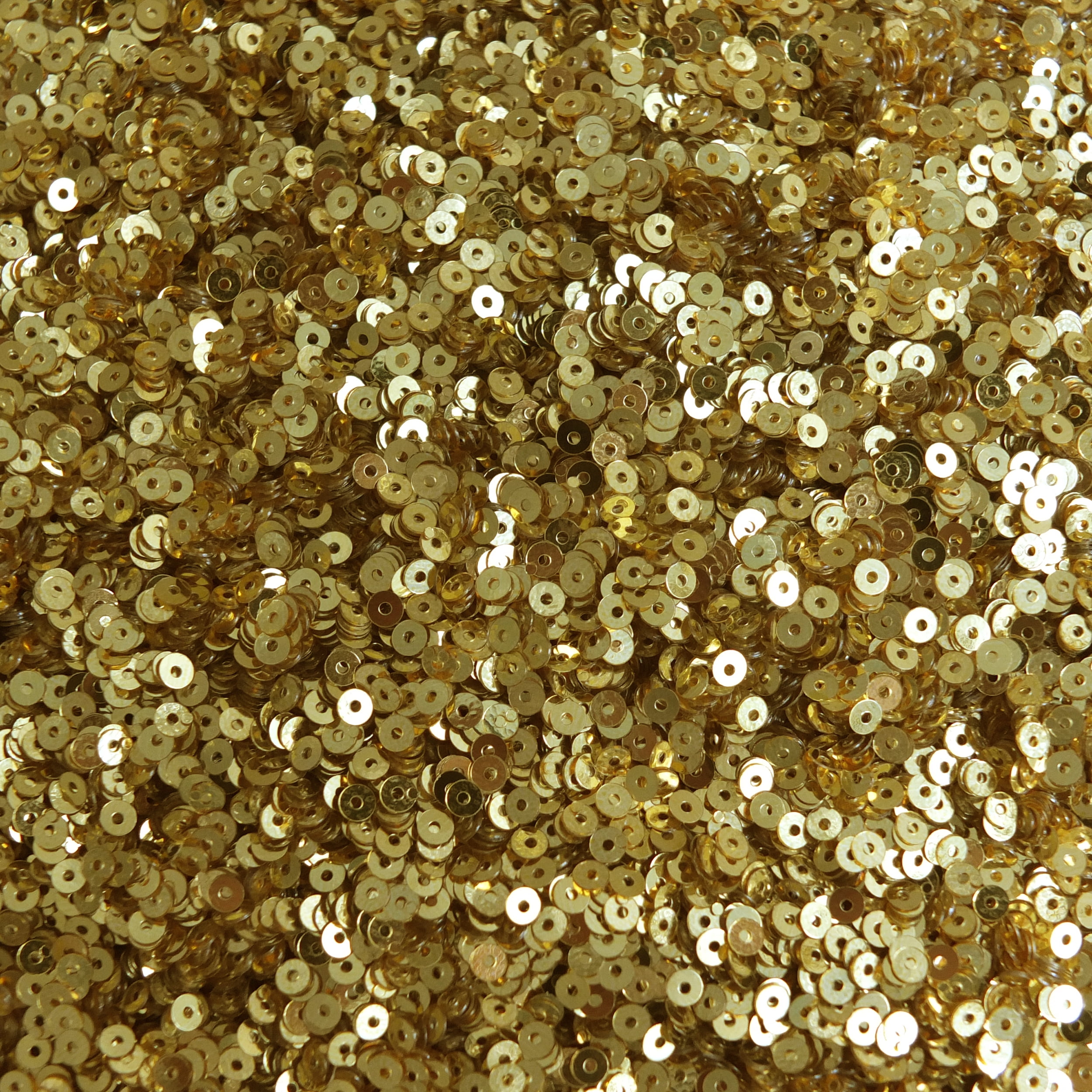 Rich Egyptian Gold Sequins 3mm Shiny Metallic Made in USA - Walmart.com