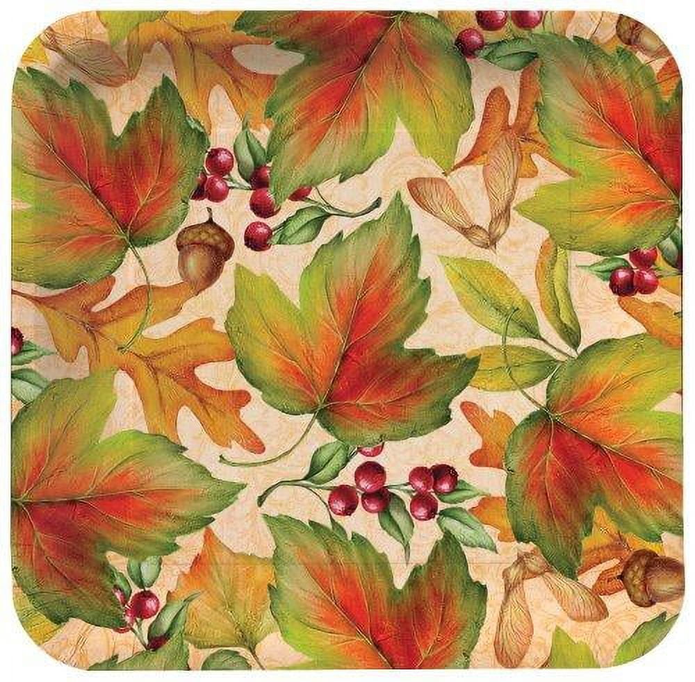 Rich Foliage 10-inch Deep Dish Paper Plates 8 Per Pack - Walmart.com