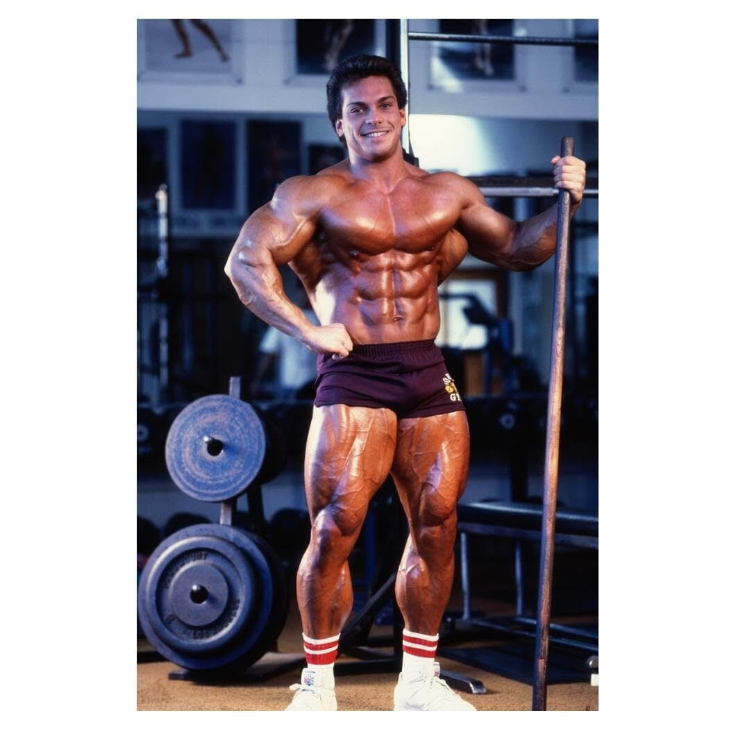 Rich Gaspari Famous Oldschool Bodybuilder Poster Bodybuilding Workout ...
