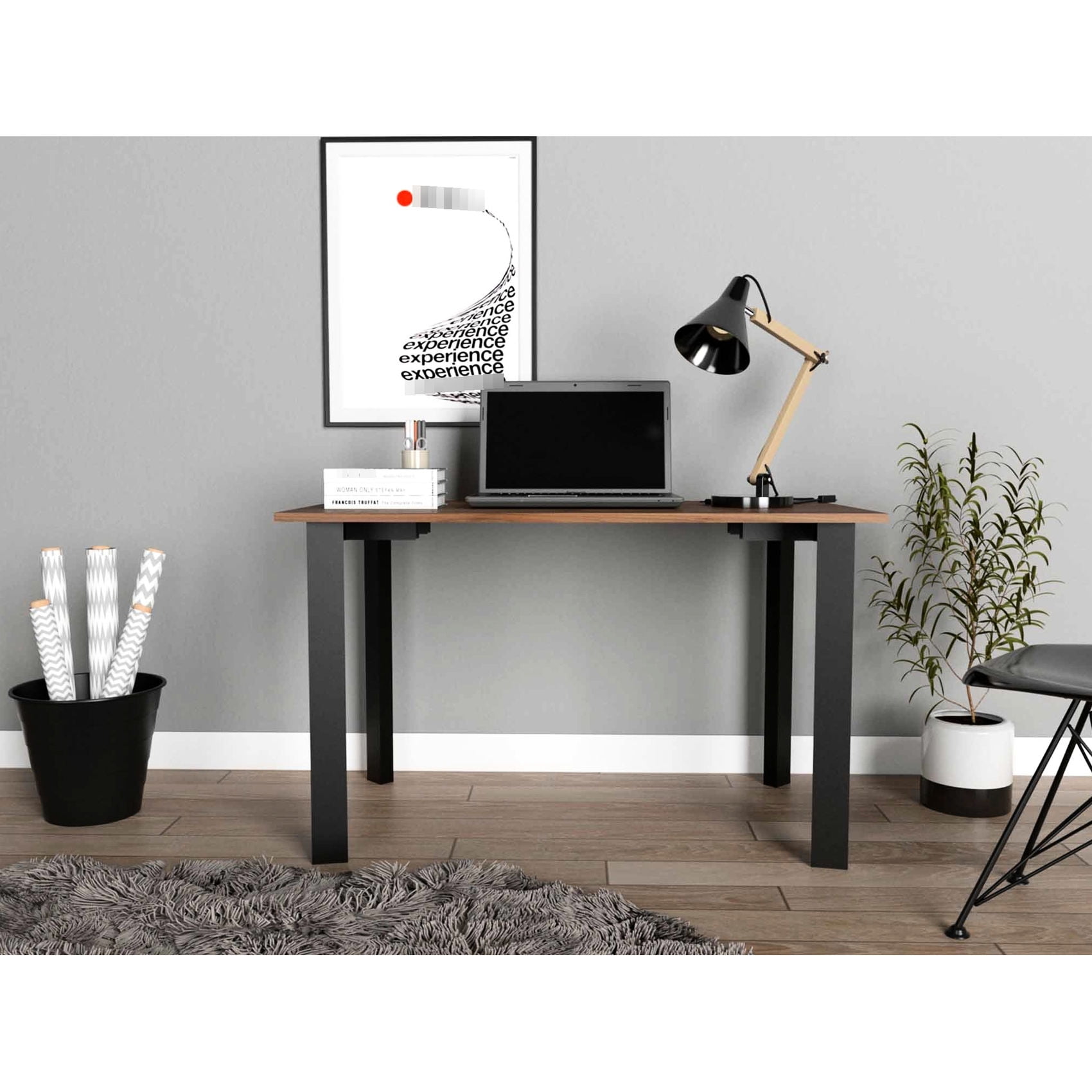 Rich Mahogany Color & Fine Texture | Classic Rectangular Desk for ...