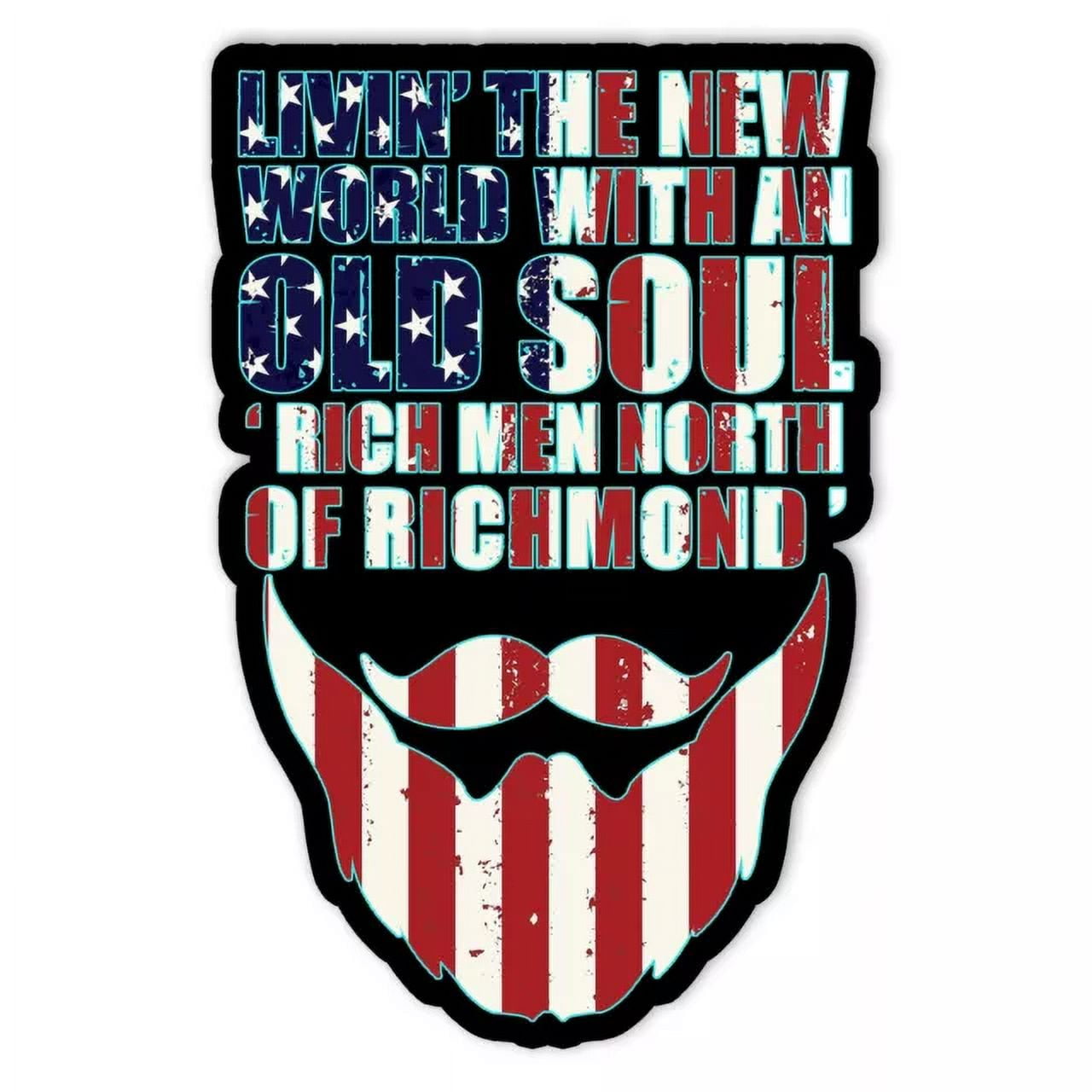 Rich Men North Of Richmond Quote Music Country Sticker Phone Decal ...