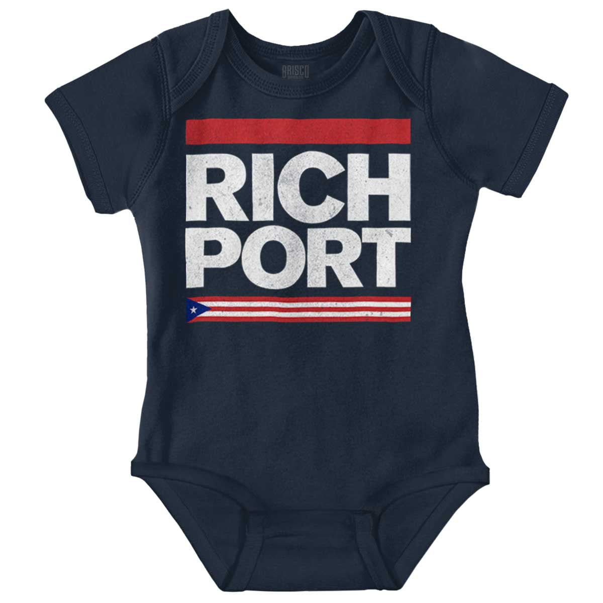 Rich Port Puerto Rican Flag PR Pride Romper Boys or Girls Infant Baby ...