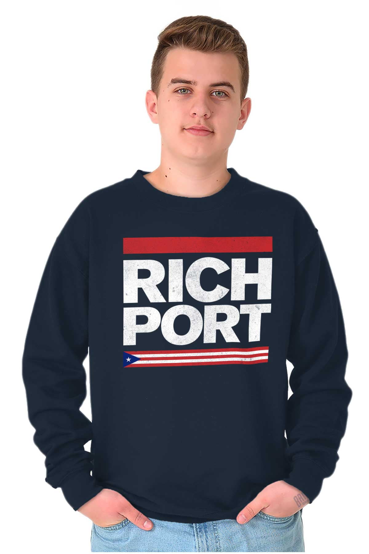 Rich Port Puerto Rican Flag PR Pride Unisex Plus Size Sweatshirt Brisco ...