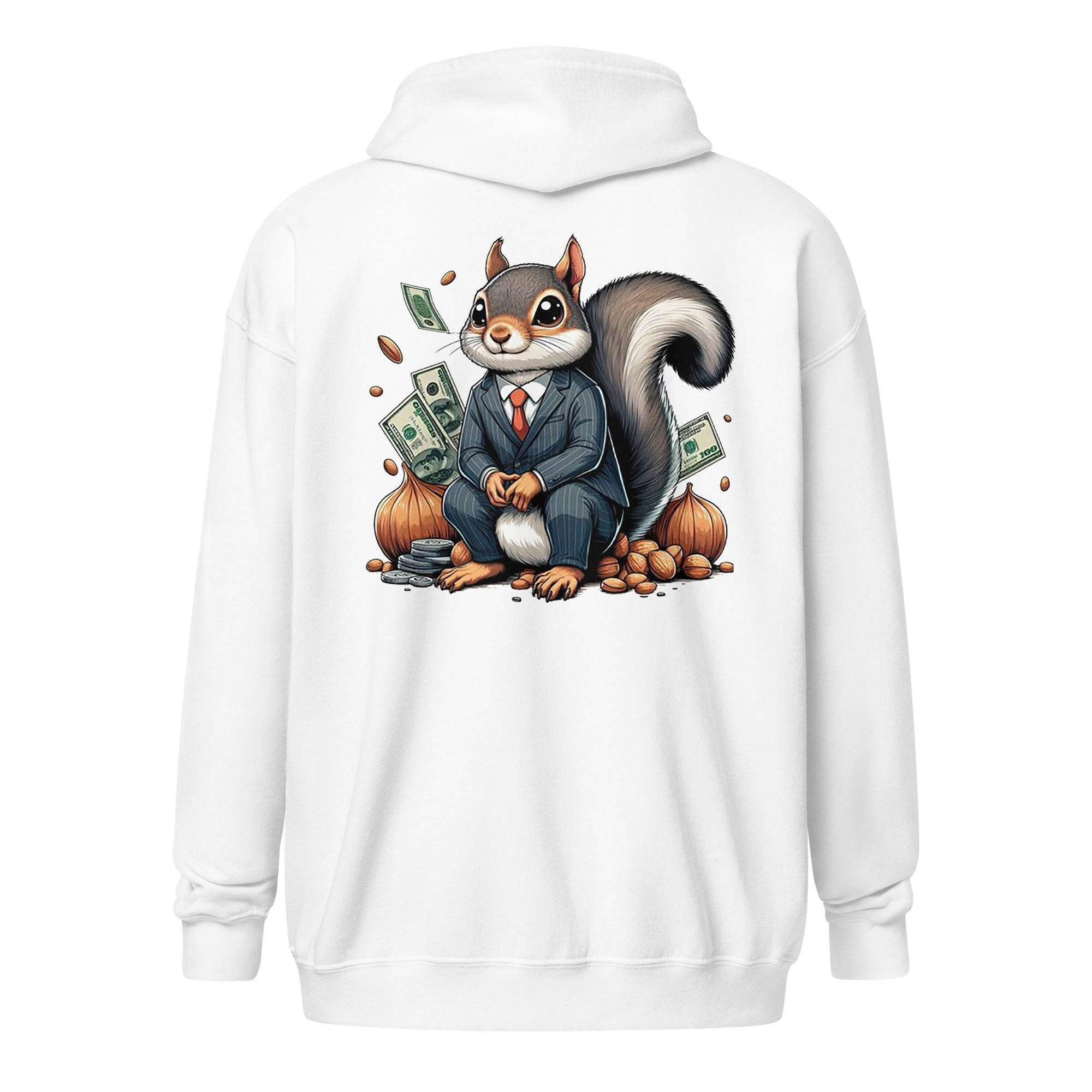 Rich Squirrel Zip Up Hoodie - Walmart.com