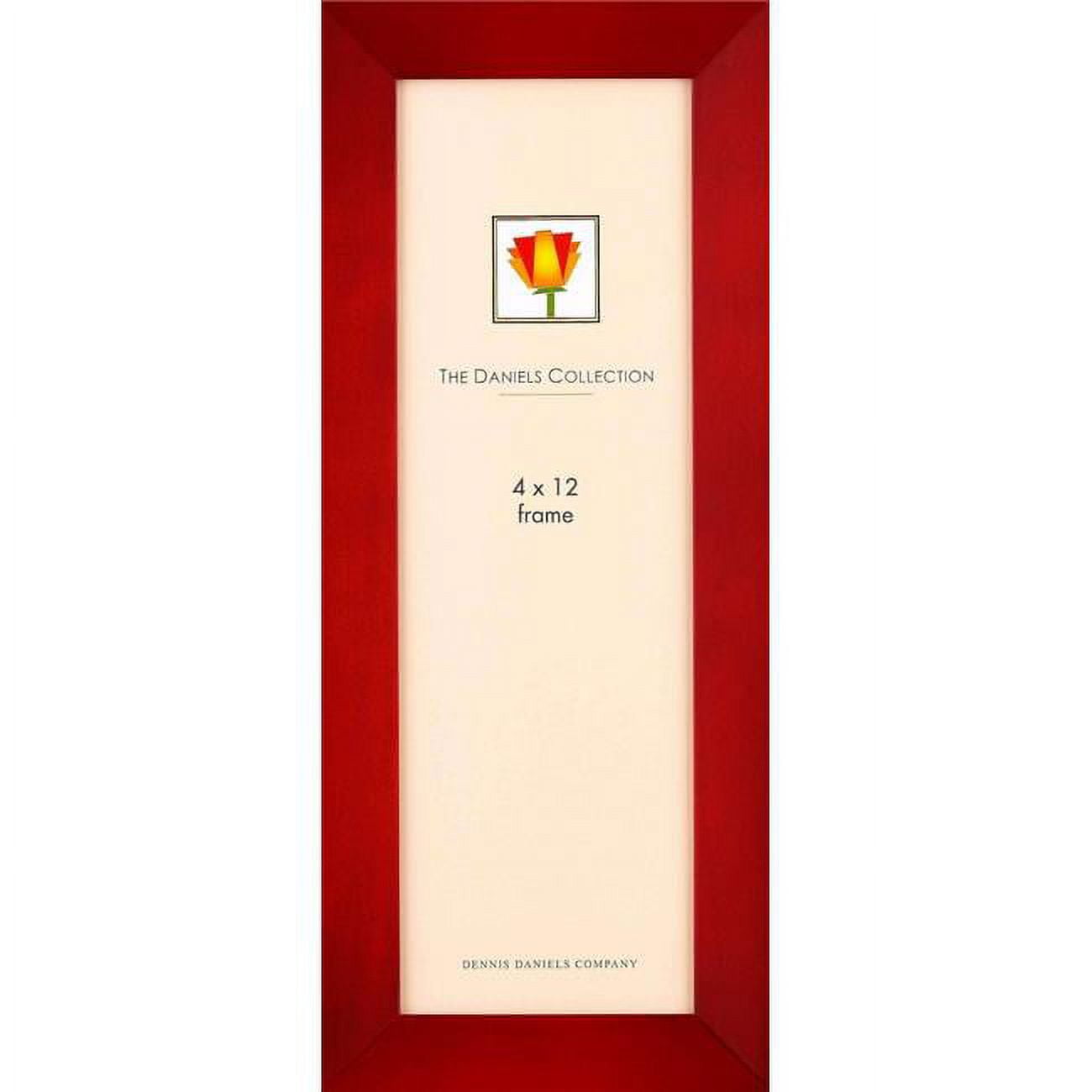 Rich bevelled Rosewood stained classic 4x12 frame by Dennis Daniels ...