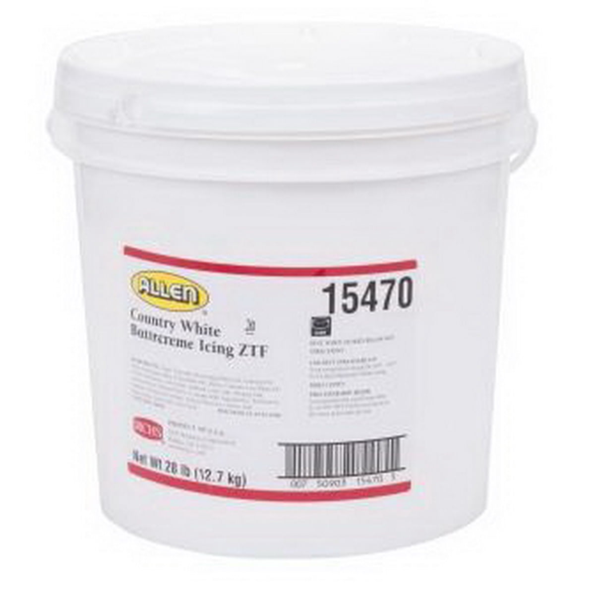 Rich's Allen Country White Buttercream Icing ZTF, 28 Pound (Pack of 1 ...
