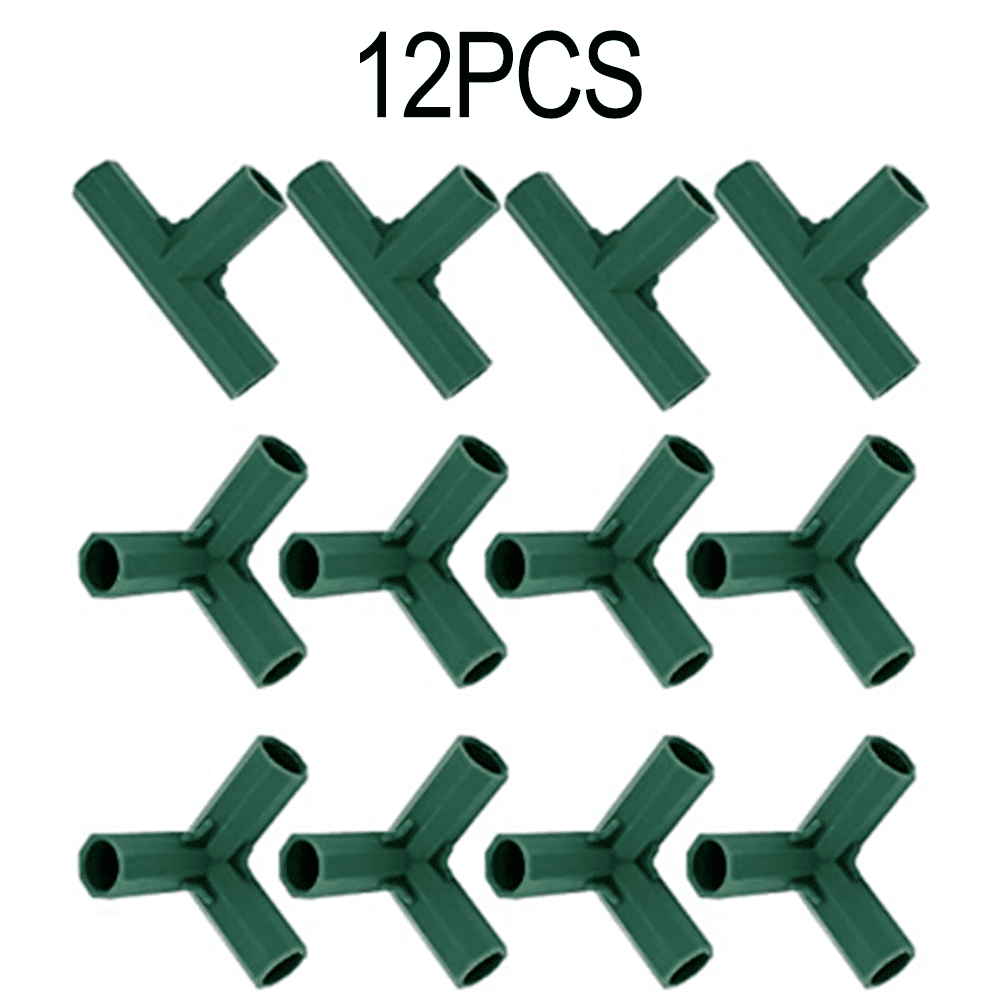 RichLink 12Pcs Pipe Connectors for Building Greenhouse Frame Furniture ...