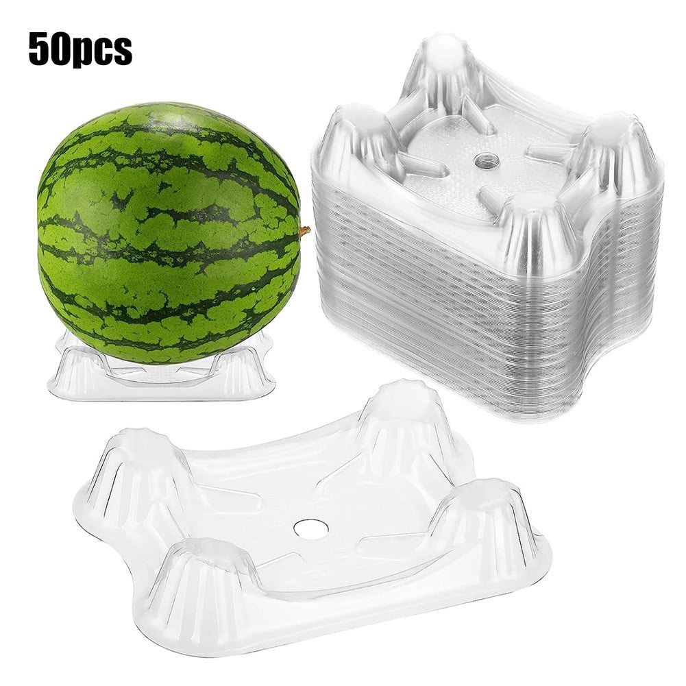 RichLink 50-Pack Transparent Plastic Melon Cradles: Elevate and Support ...