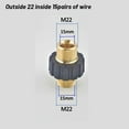 RichLink Copper Adapter M22*1 5 Outer Wire Butt Joint with 14 To 15 ...