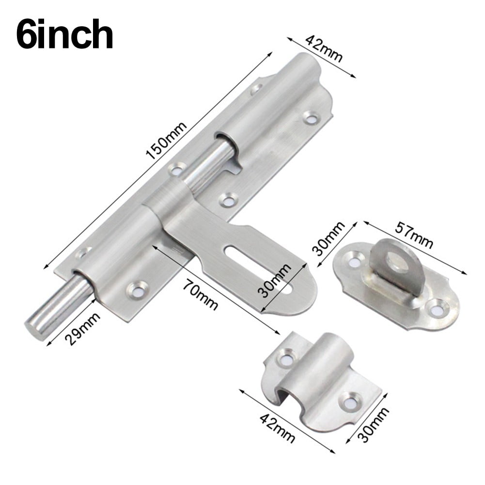 RichLink Garden Gate Bolts，Slide Door Bolt Locks Latch for External ...