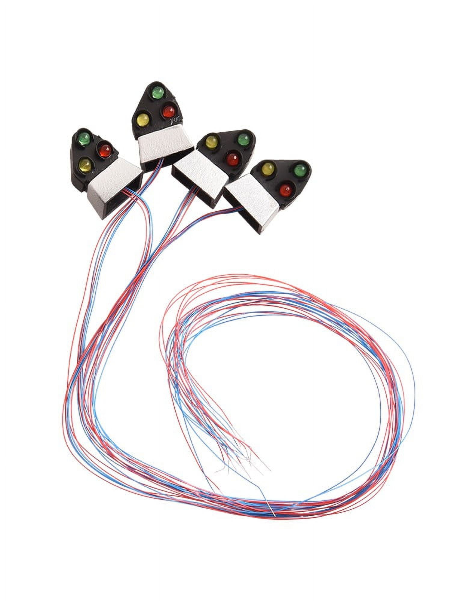 RichLink Model Train Dwarf Ground Signals - 4-Pack 3-Light Block ...