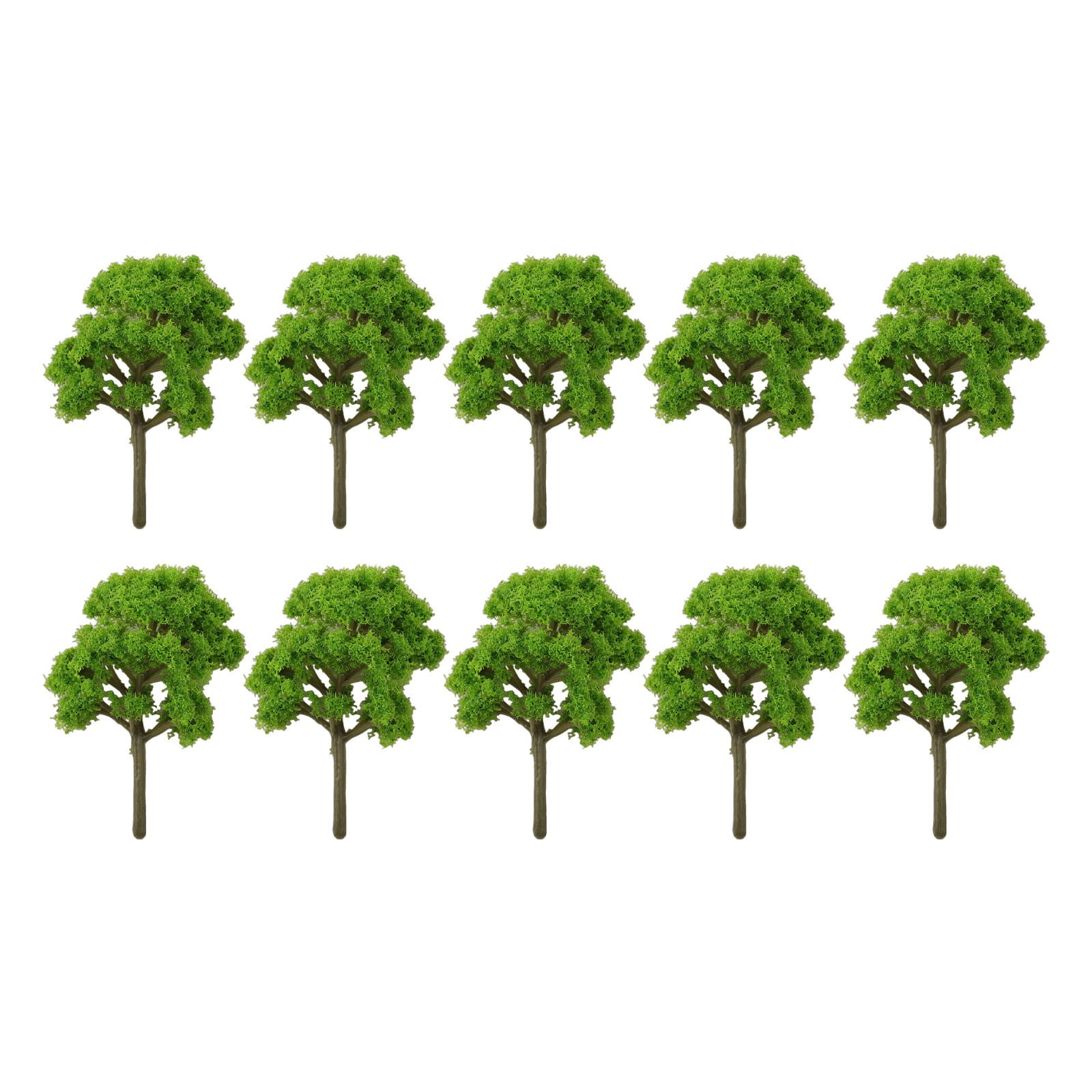 RichLink Model Trees for Train Layouts, 10 Pack Green Plastic Trees 7 ...