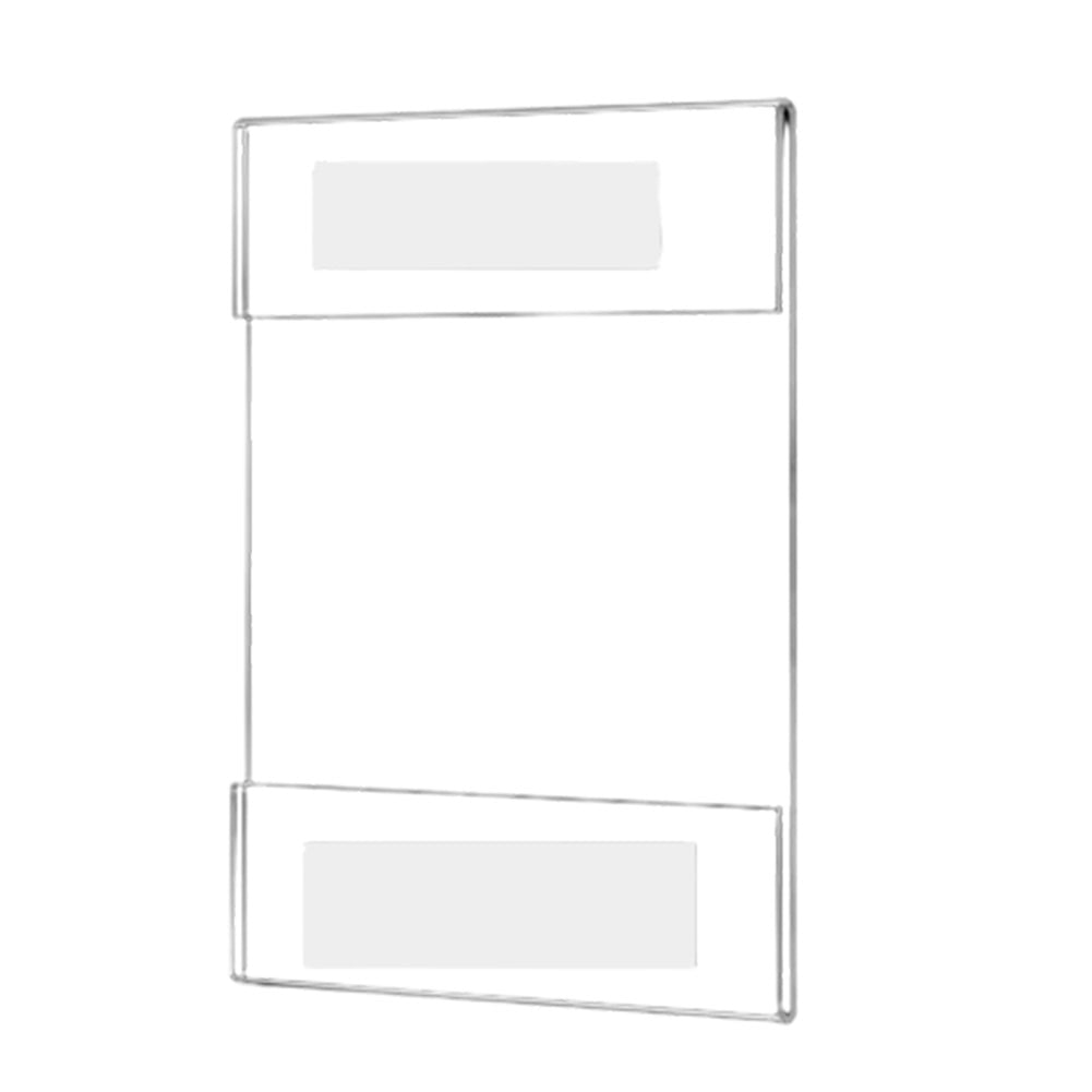 RichLink No-Punch Acrylic Photo Frame Wall-Mounted Transparent Tag with ...
