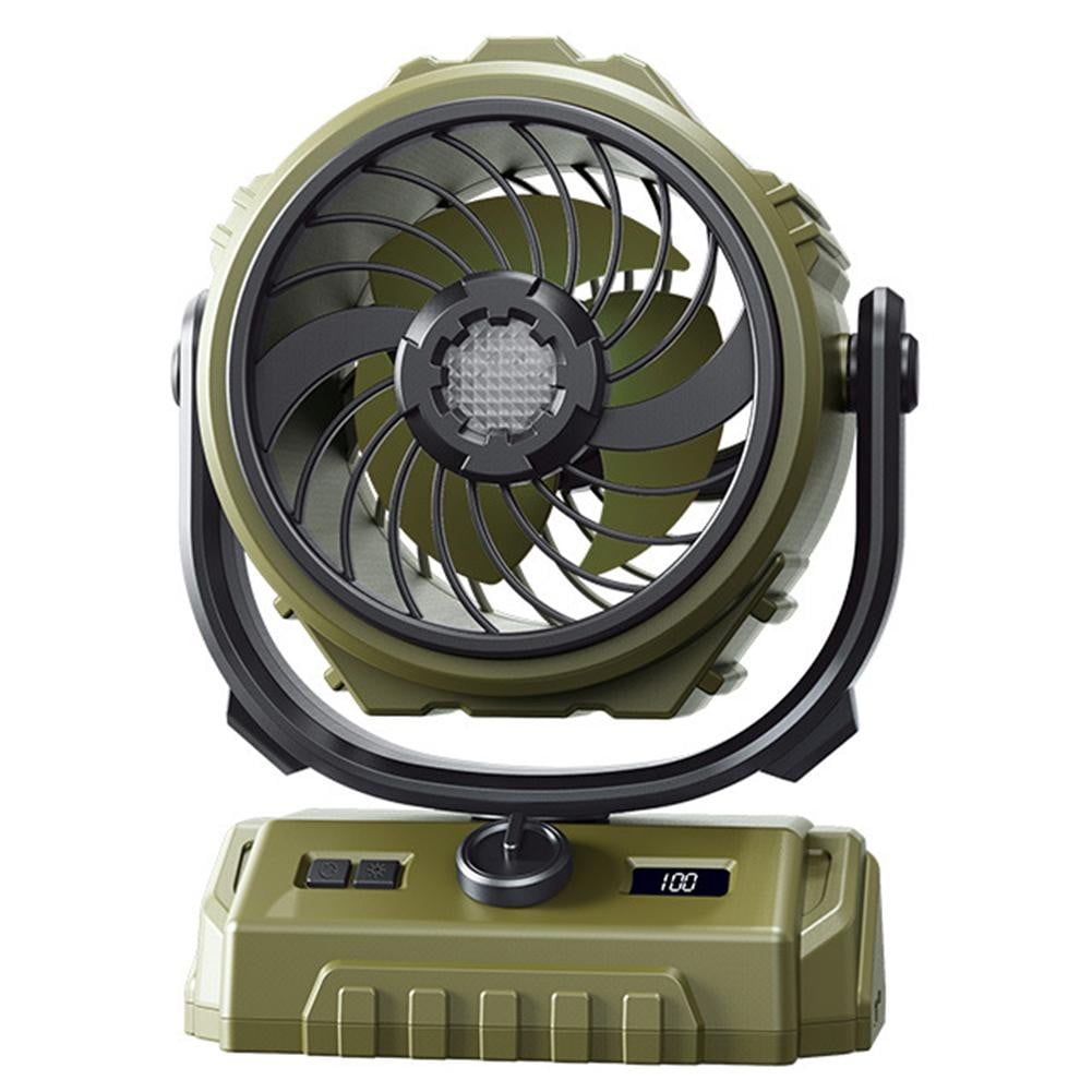 RichLink Powerful 6-inch Outdoor Fan with 100-Speed Control & Led ...