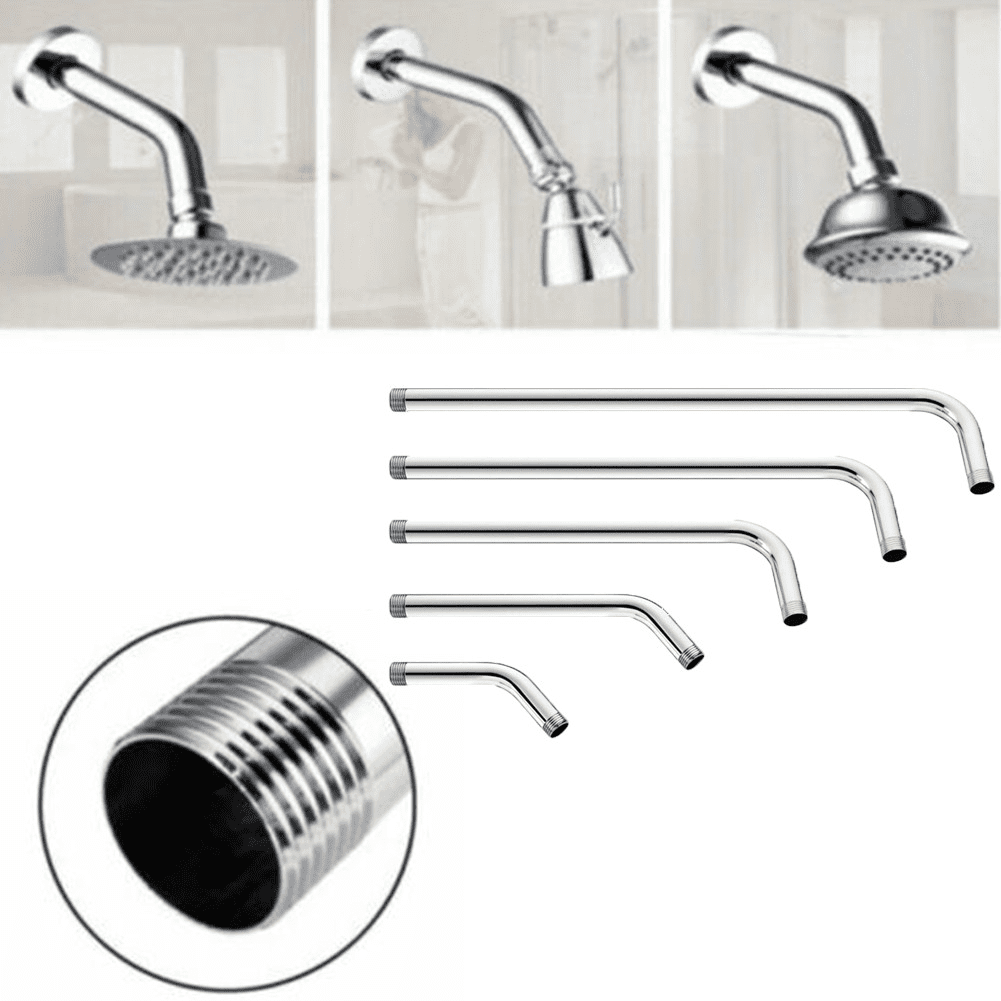 RichLink Stainless steel Shower Head Extension Straight Angled Extra ...