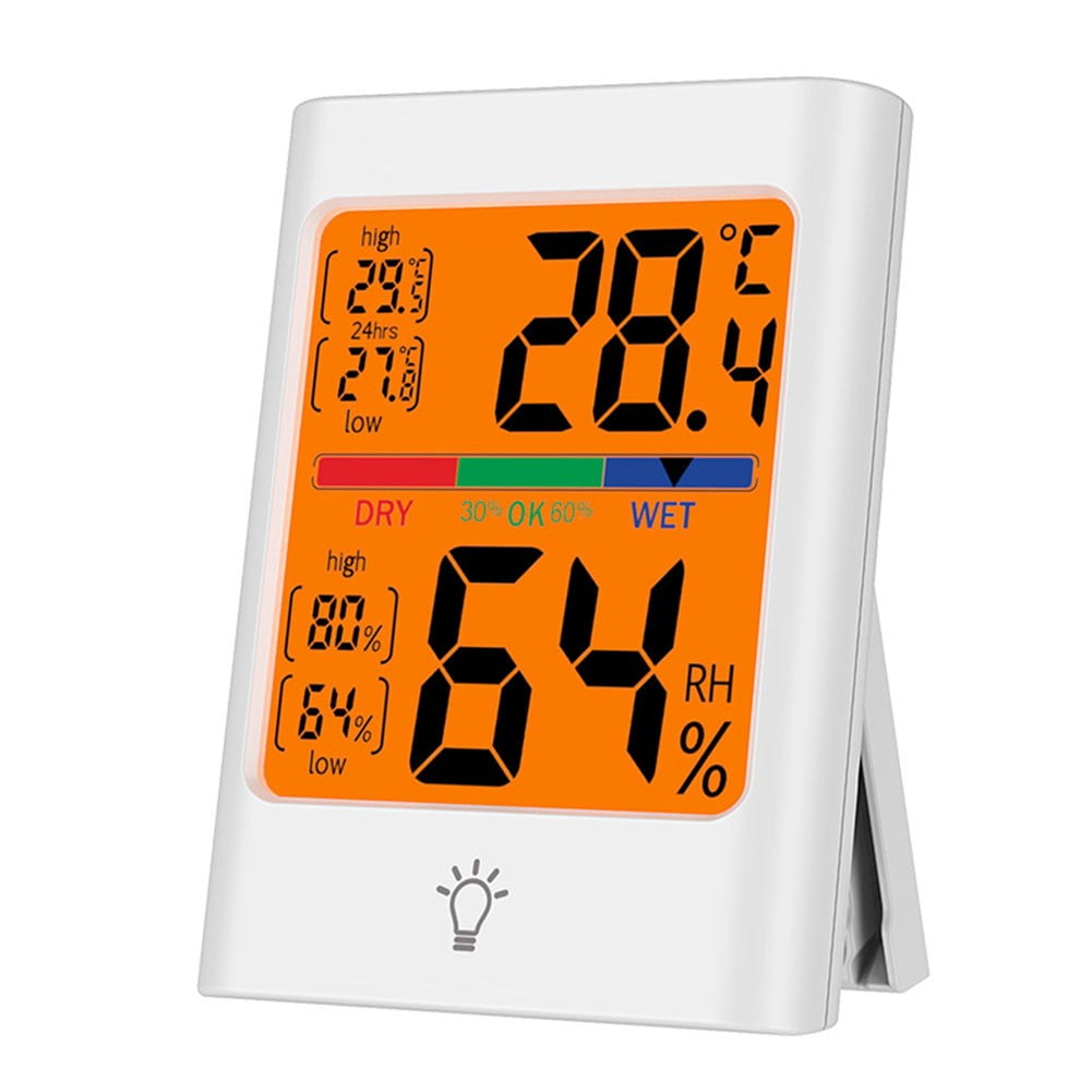 RichLink Touch Controlled indoor Digital Thermometer and Hygrometer ...